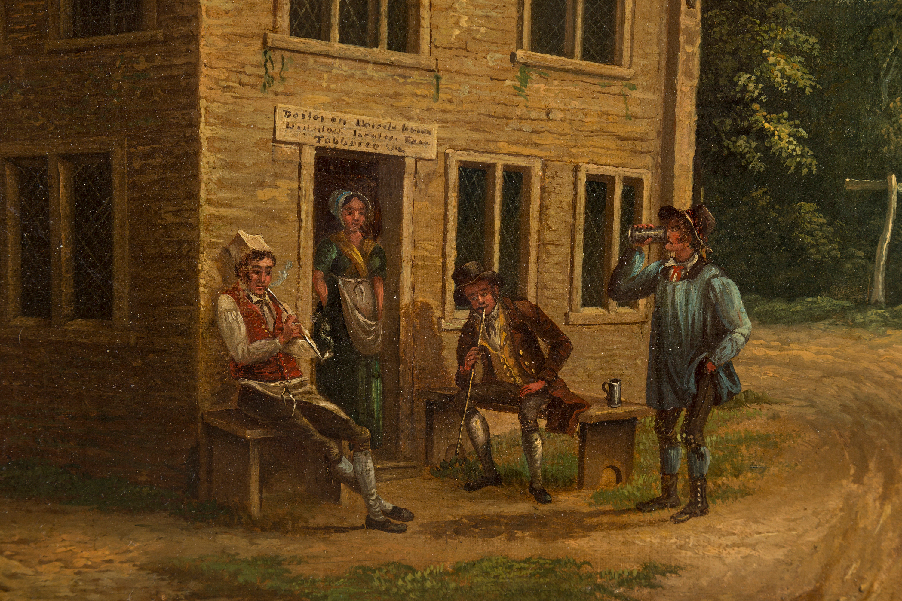 An unknown artist, England, 19th century. Signed H. Ward. - Bukowskis