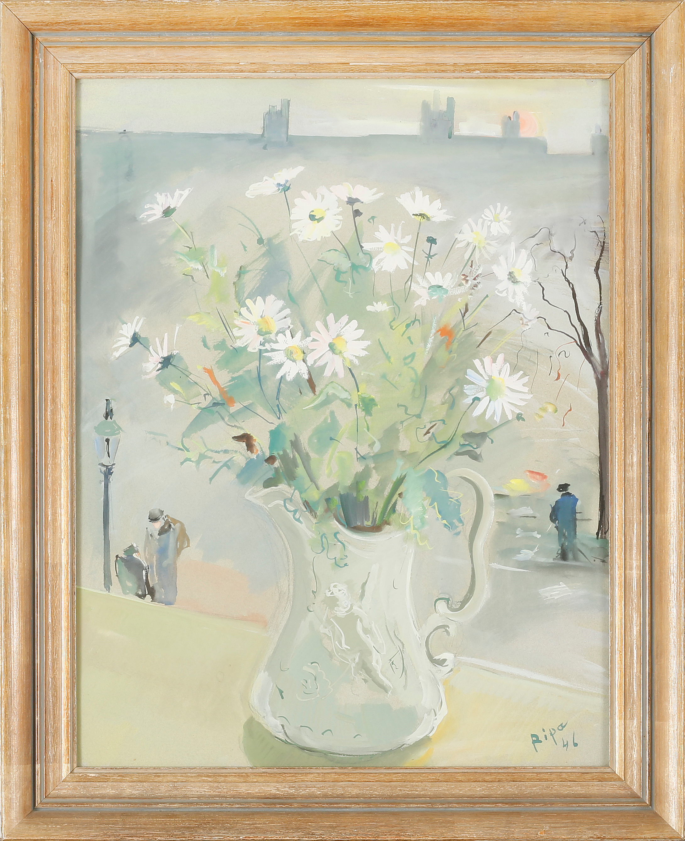 HANS RIPA, a watercolor, signed Ripa and dated -46. - Bukowskis