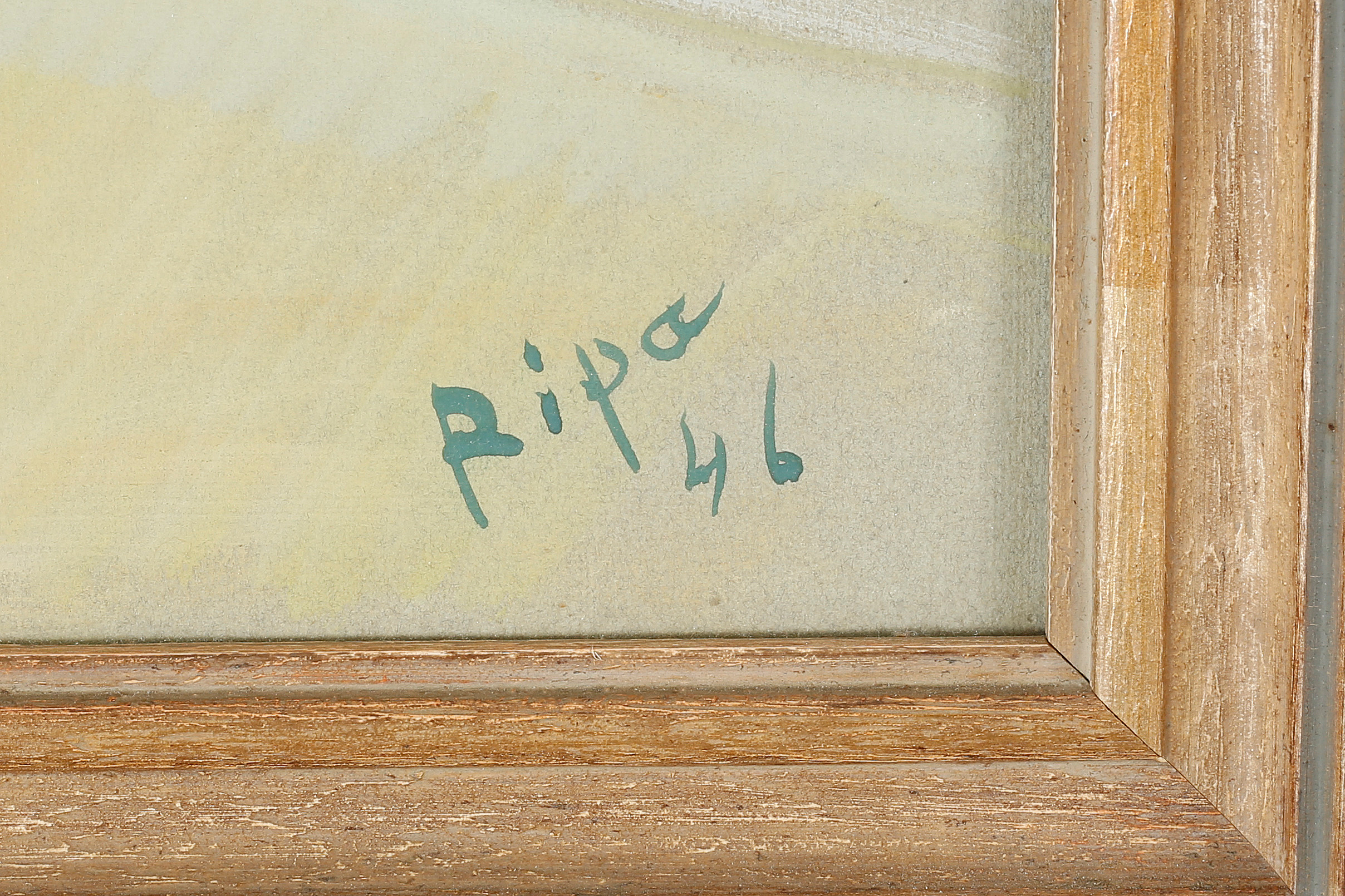 HANS RIPA, a watercolor, signed Ripa and dated -46. - Bukowskis