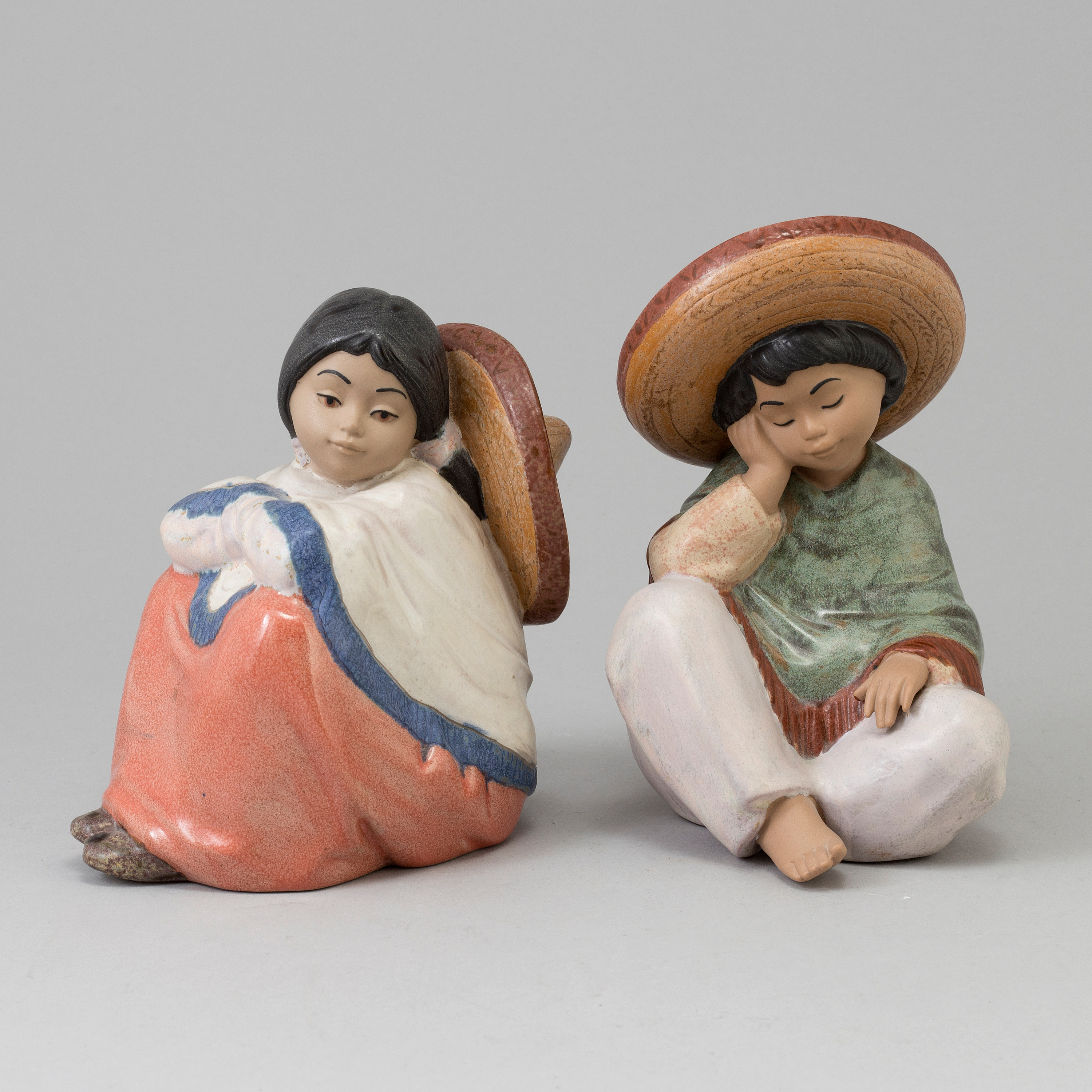 Two figurines by Nadal, Spain, from the latter half of the 20th century ...