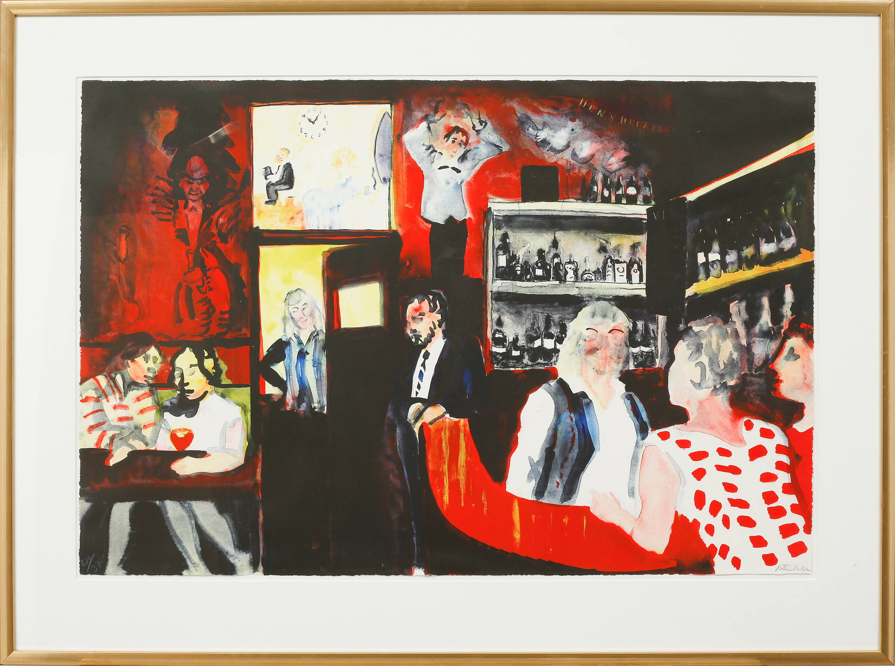 PETER DAHL, litograph, signed and numbered 220/375. - Bukowskis