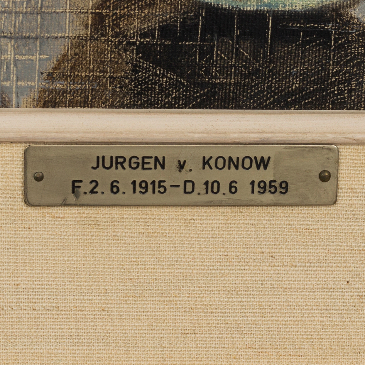 JURGEN VON KONOW, - Bukowskis