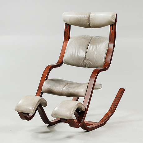 A "Gravity Balans" rocking chair, deisgned by Peter Opsvik, model ...