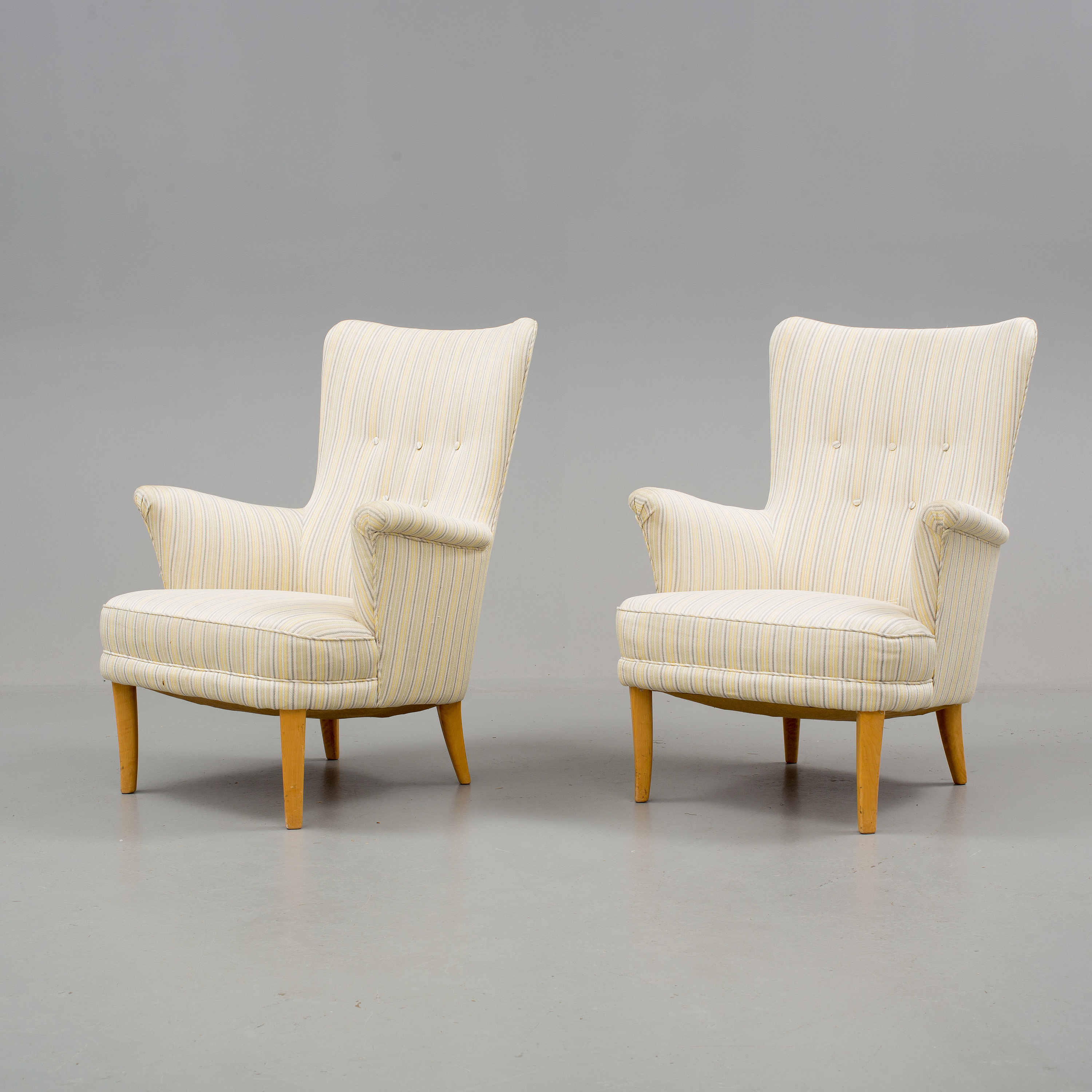 CARL MALMSTEN, fåtöljer, ett par, 1900-talets andra hälft. - Bukowskis