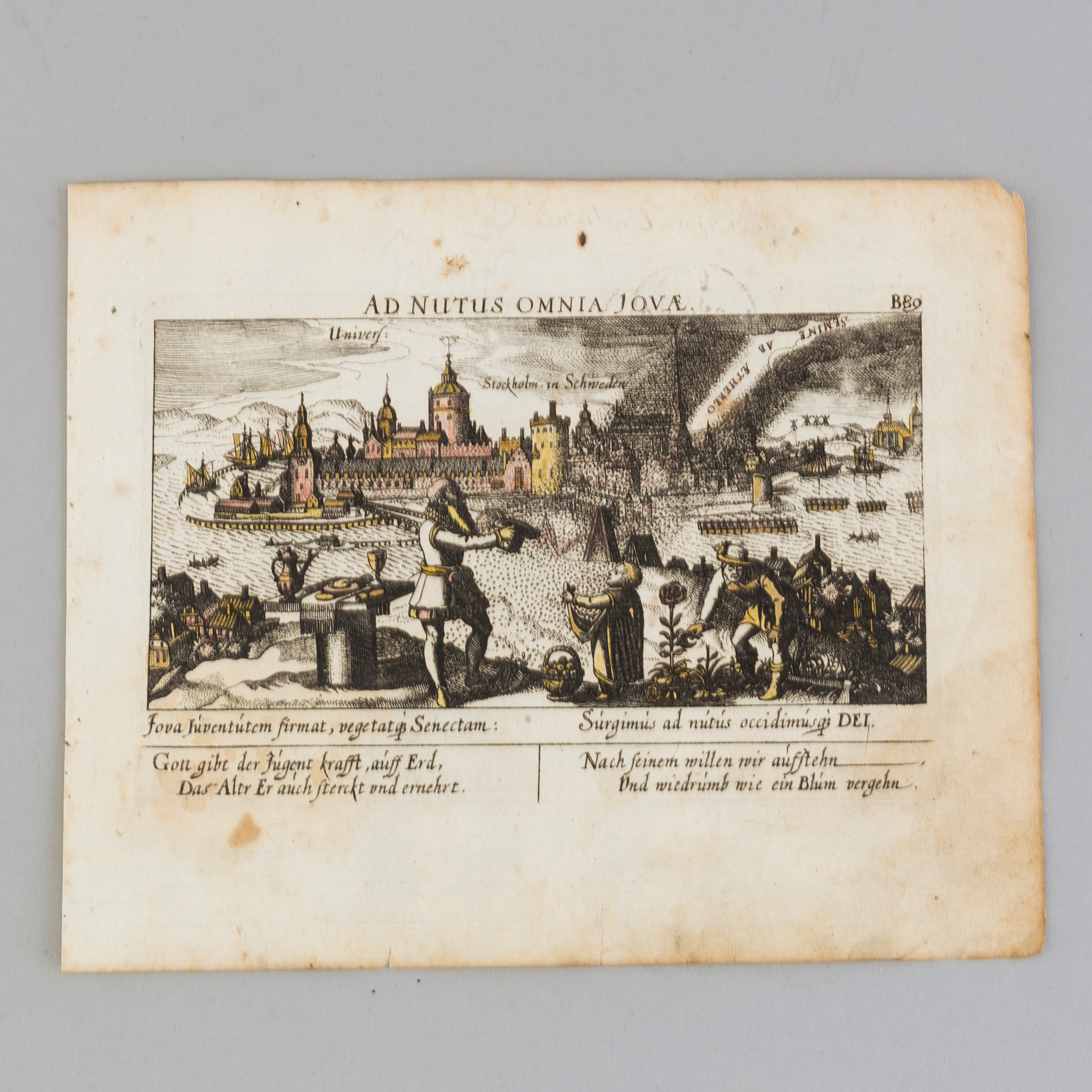 DANIEL MEISNER, copper engraving, Nürnberg, 1642. - Bukowskis