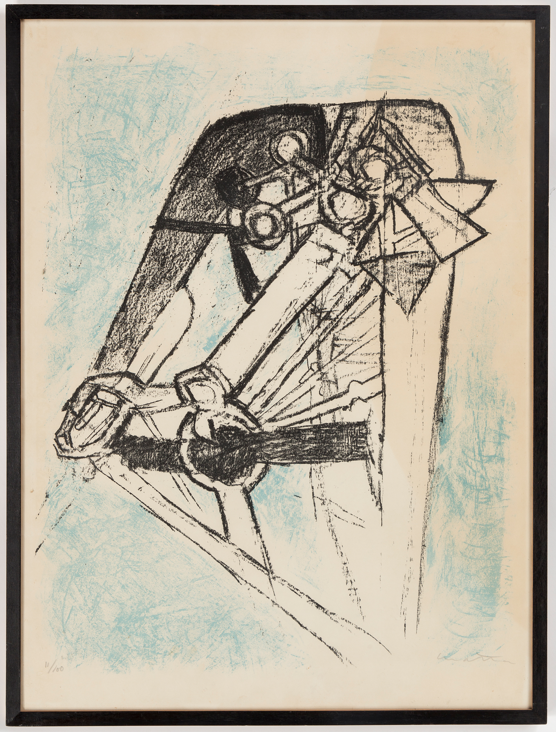 ROBERTO MATTA (Chile), Litograph in colours, 1959, signed and numbered ...