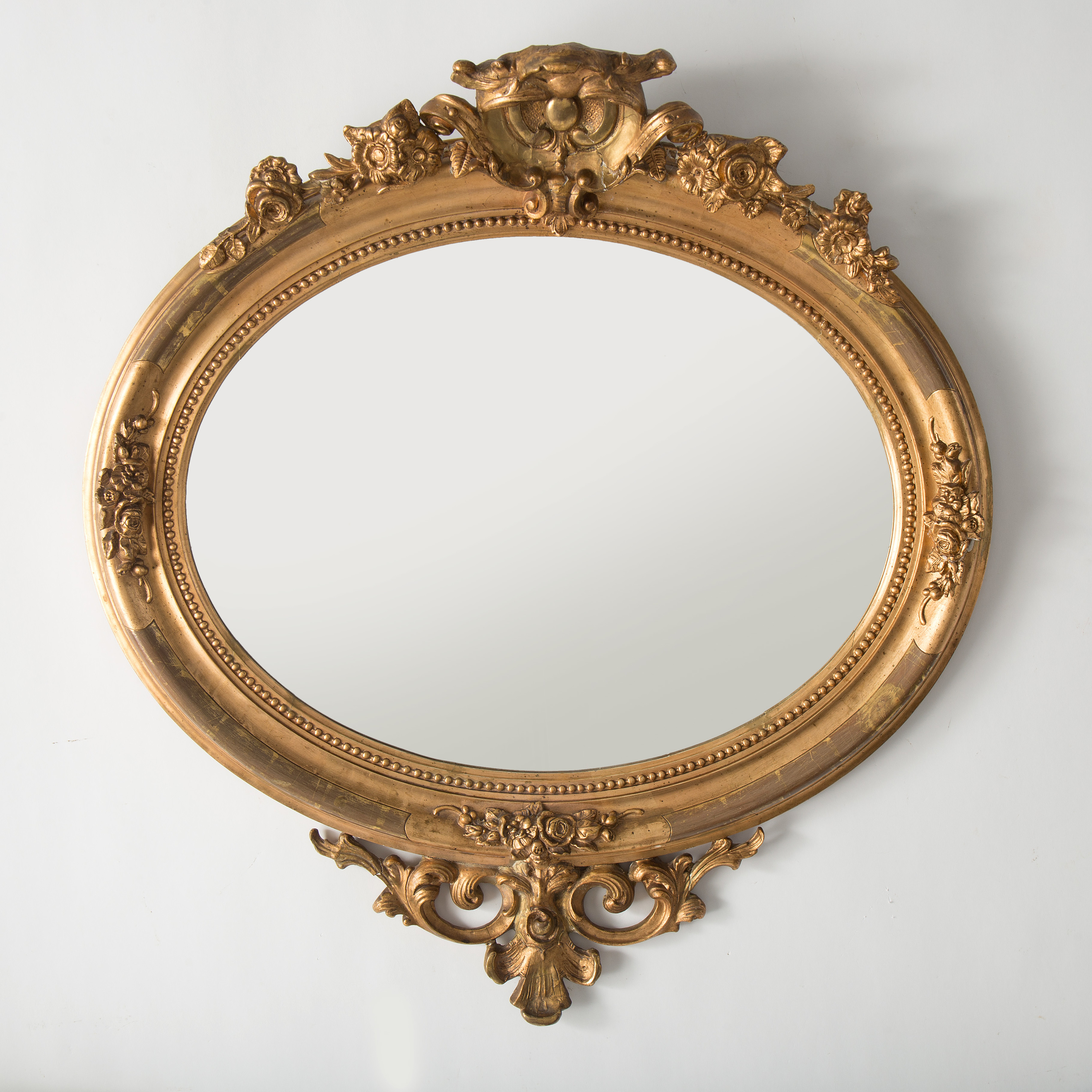 a neo rococo mirror from the second half of the 19th century. - Bukowskis
