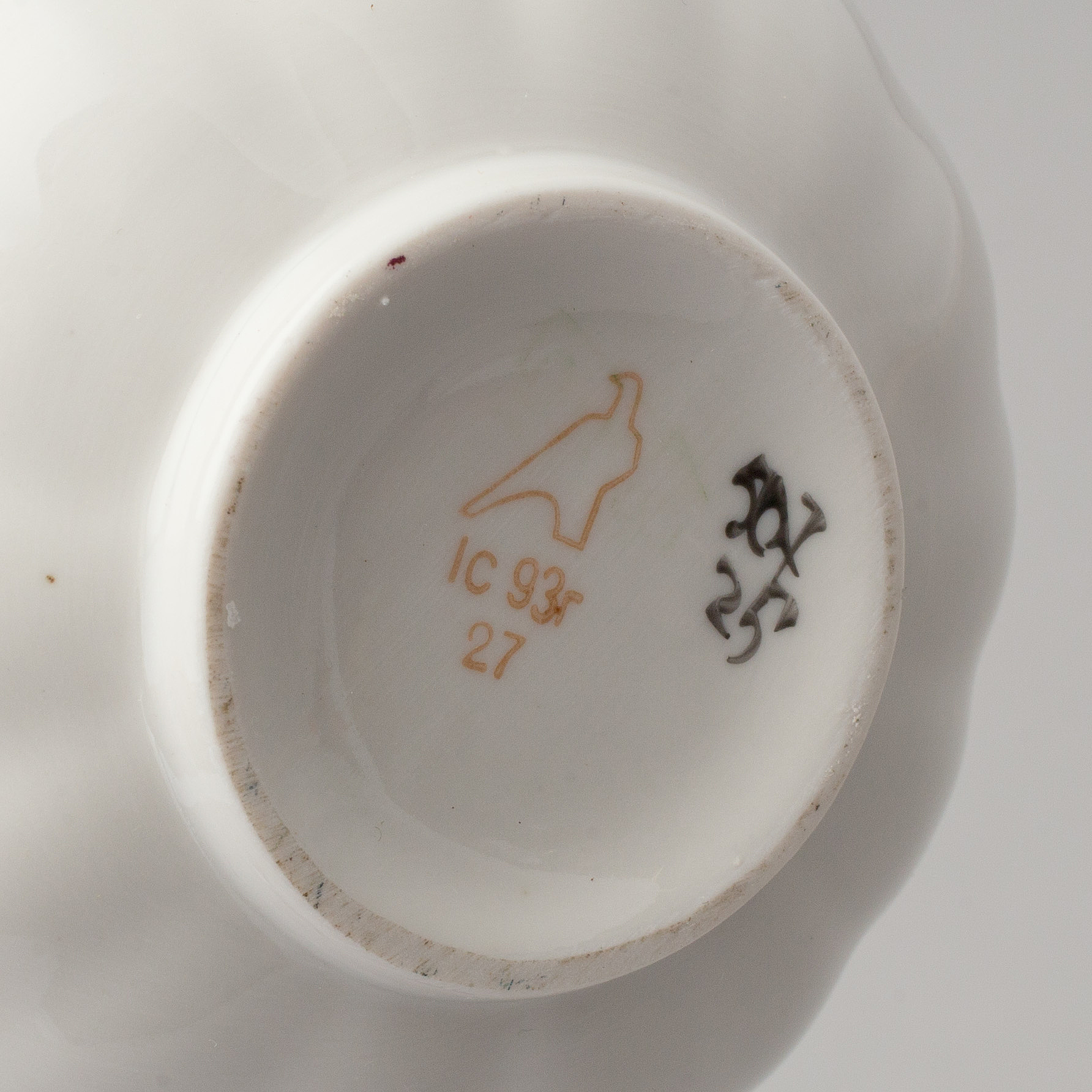 9 pieces of tea tableware, Lomonosov, Russia. - Bukowskis