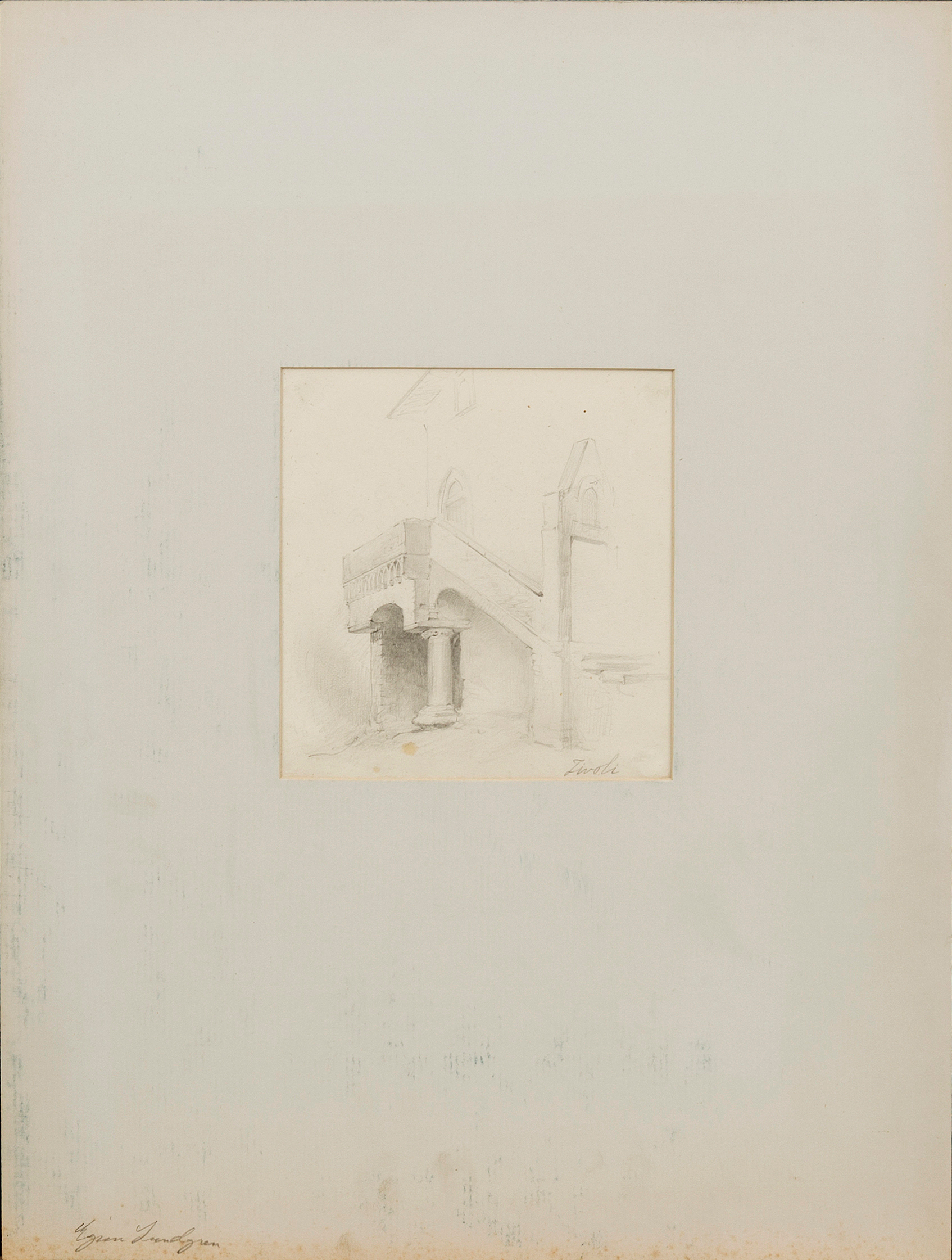 EGRON LUNDGREN, ascribed drawing. - Bukowskis