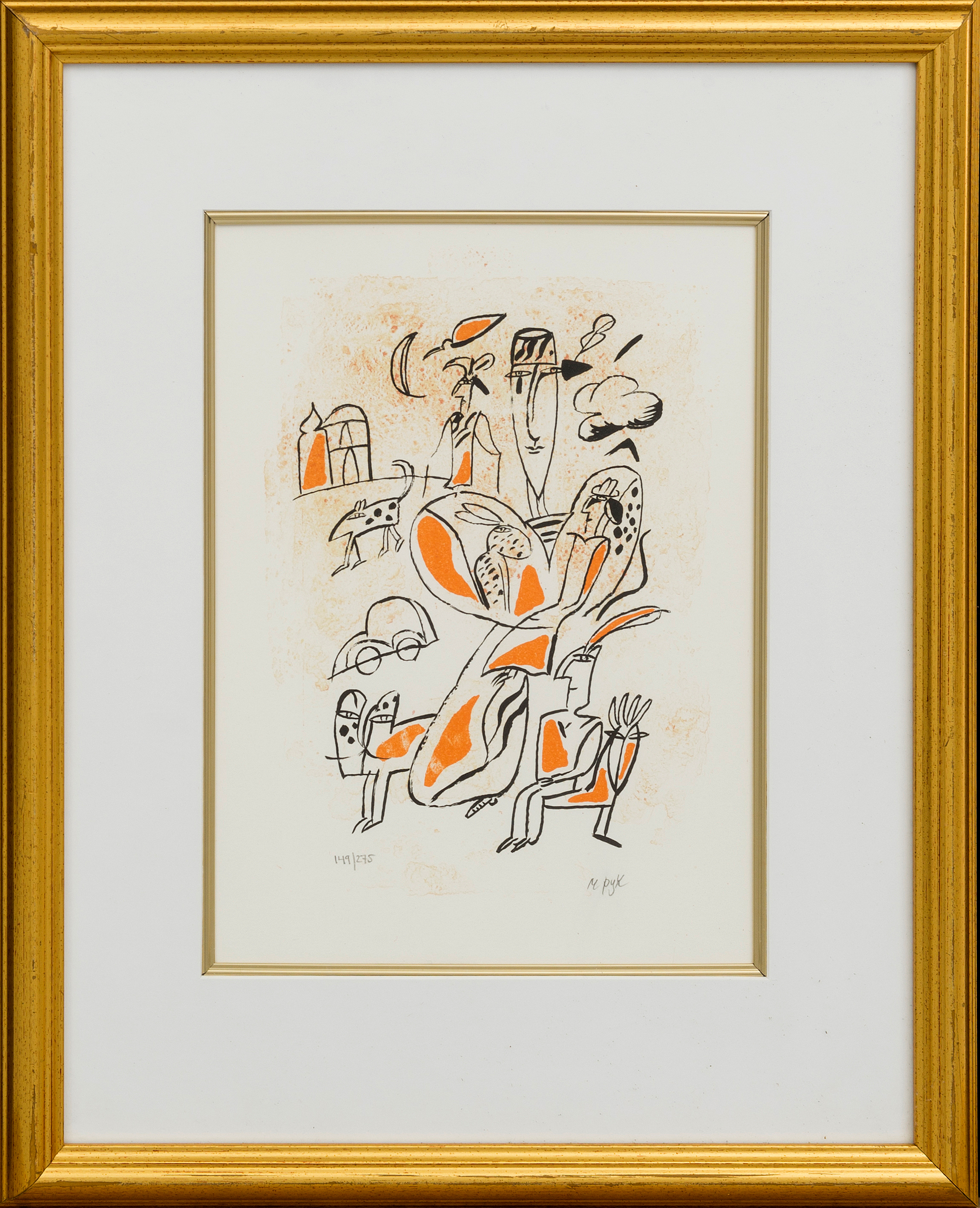 MADELEINE PYK, lithograph in colours singed and numbered. - Bukowskis