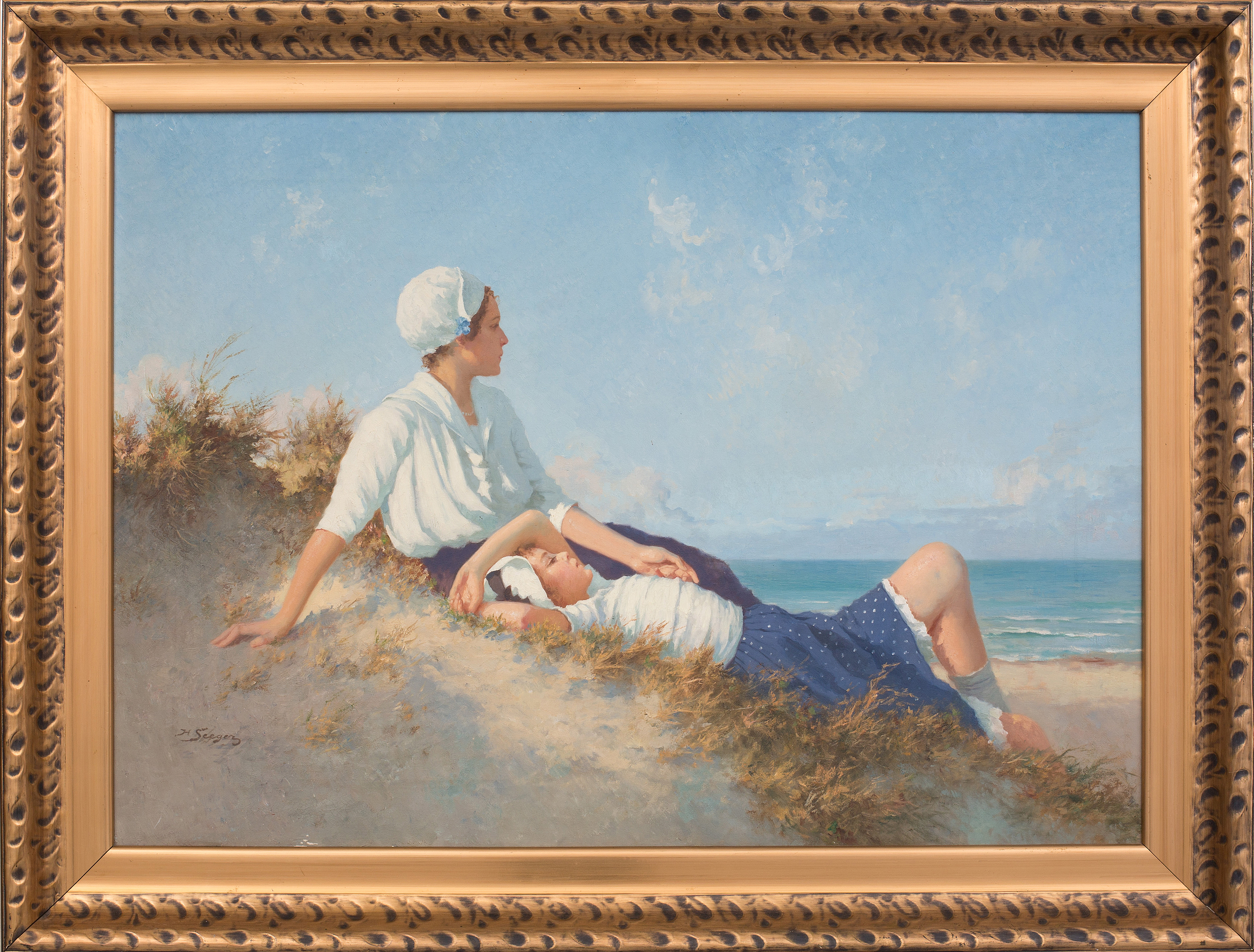 HERMANN SEEGER, oil on canvas signed. - Bukowskis