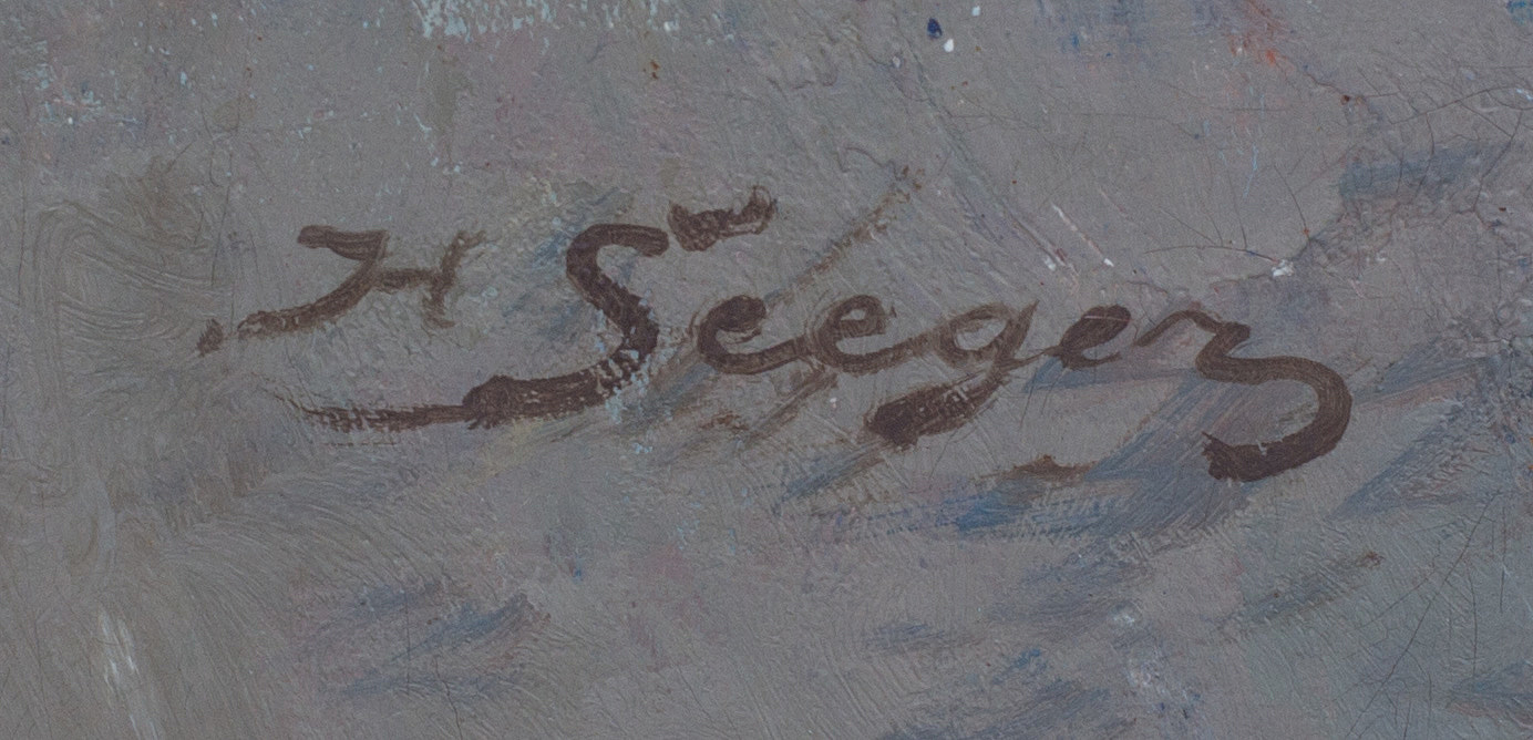 HERMANN SEEGER, oil on canvas signed. - Bukowskis