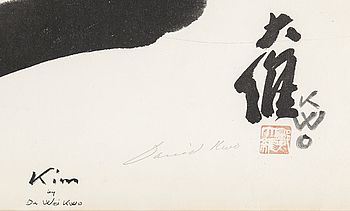 DA WEI (David) KWO (1919-2003), print, signed. Printed by Triton press ...