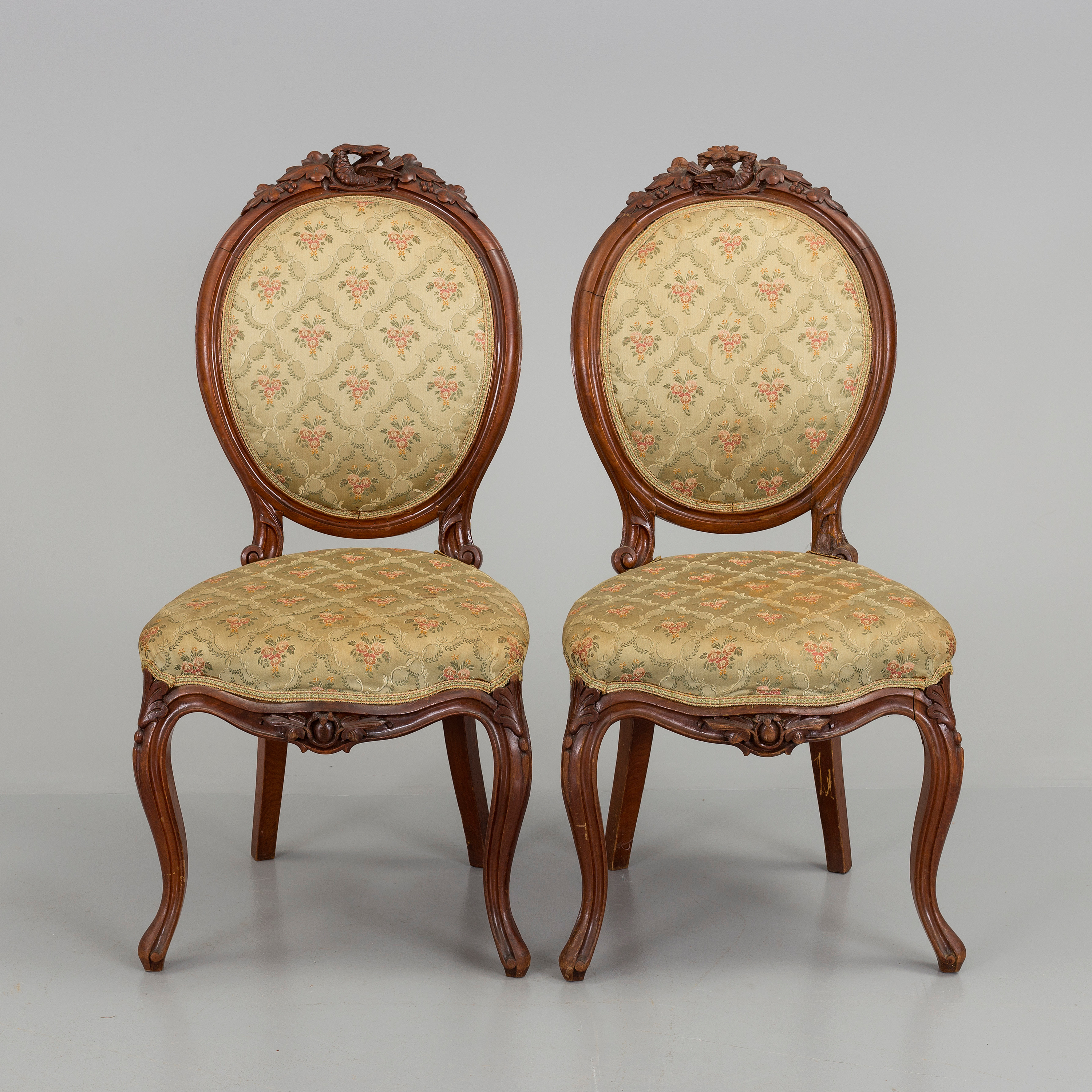 A set of eleven Neo Rococo chairs, secons half of the 19th century ...