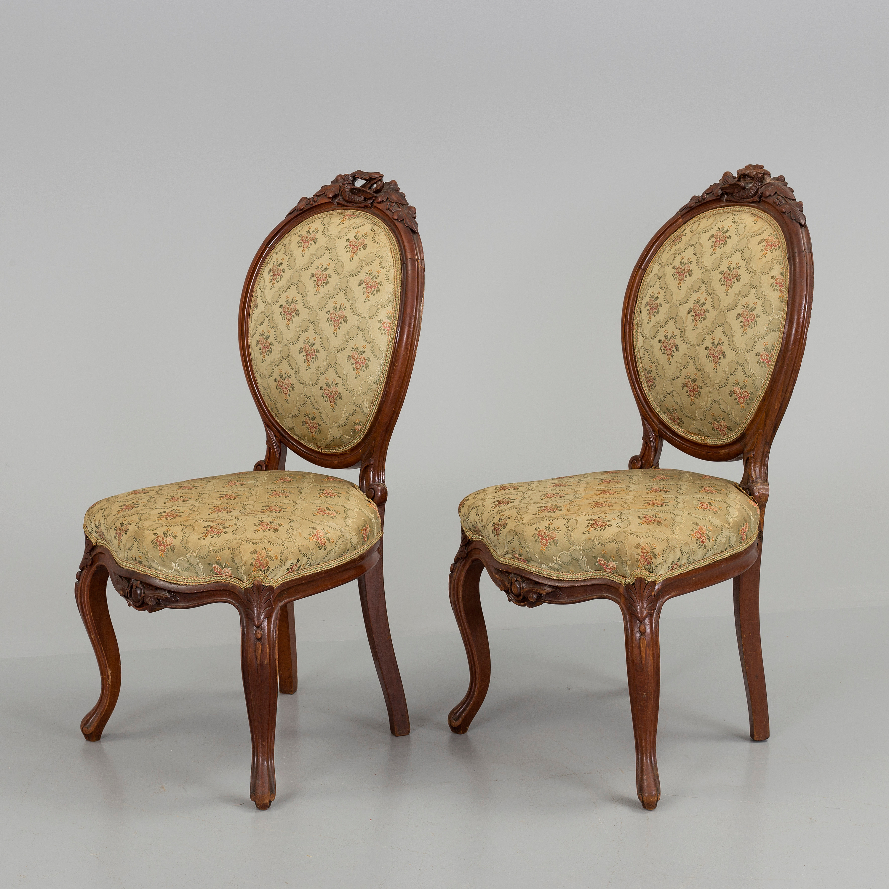 A set of eleven Neo Rococo chairs, secons half of the 19th century ...