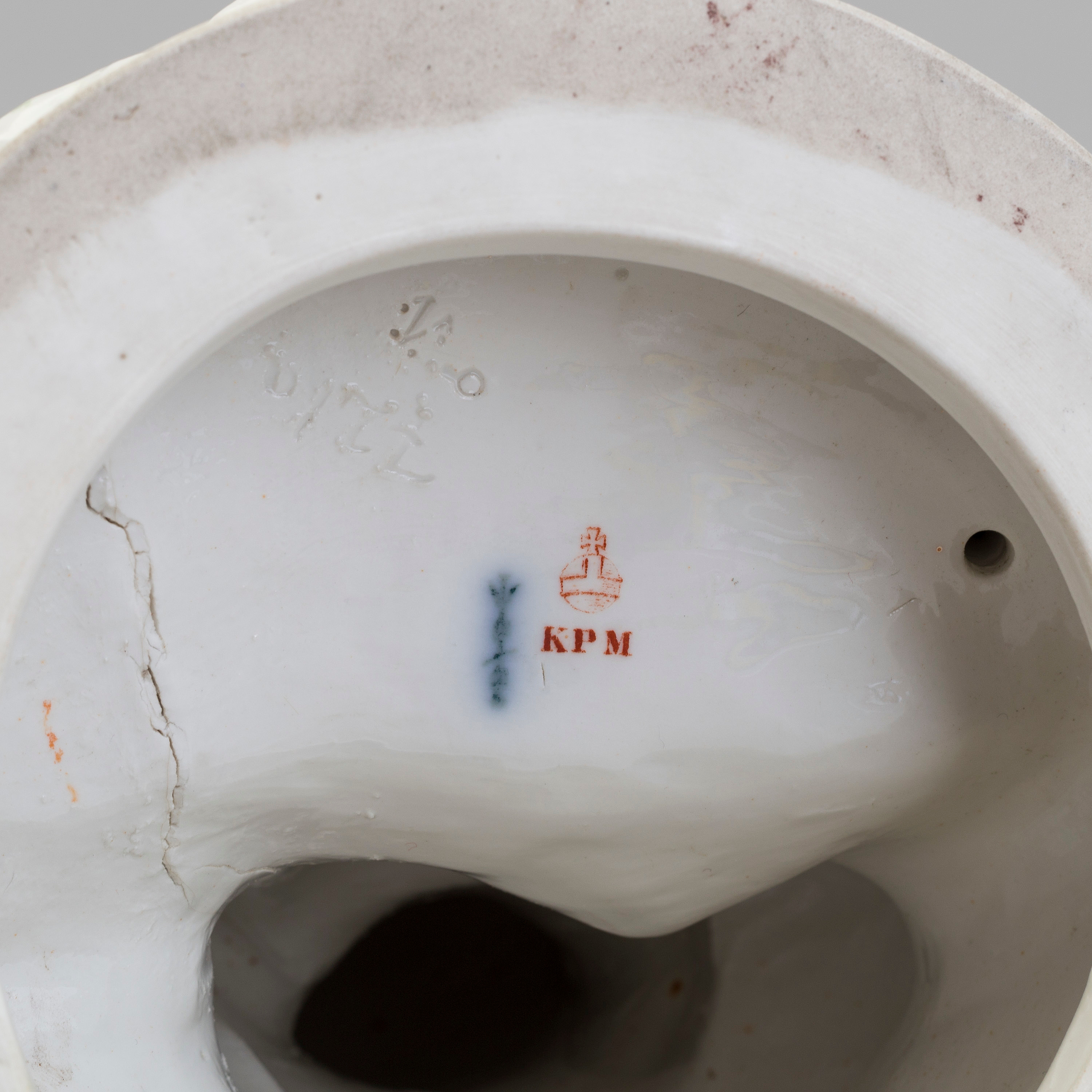A 20th century porcelain group of figures, mark of Königliche ...
