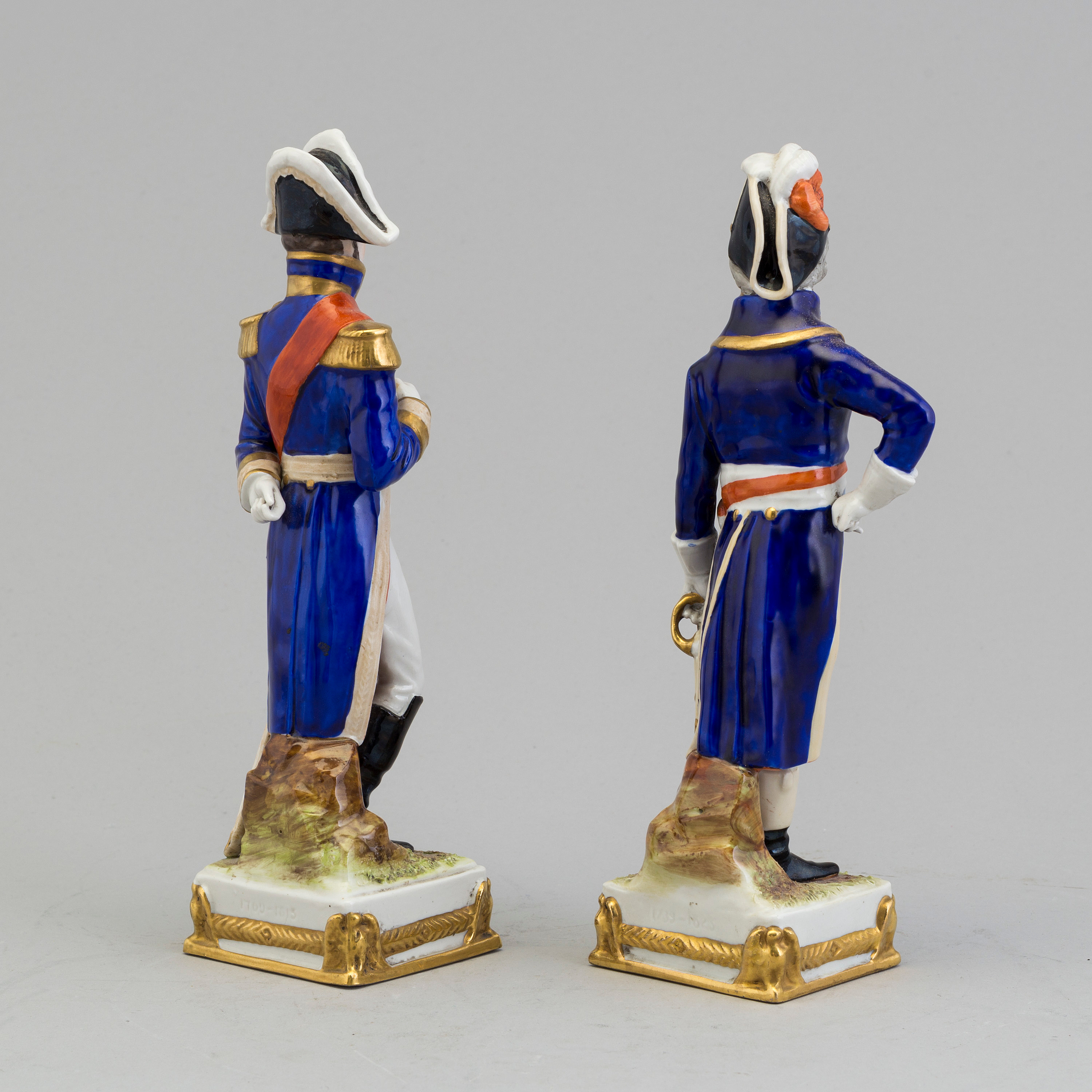 Porcelain Figurines of Marshal Michel Ney and General Charles Dumoriez ...