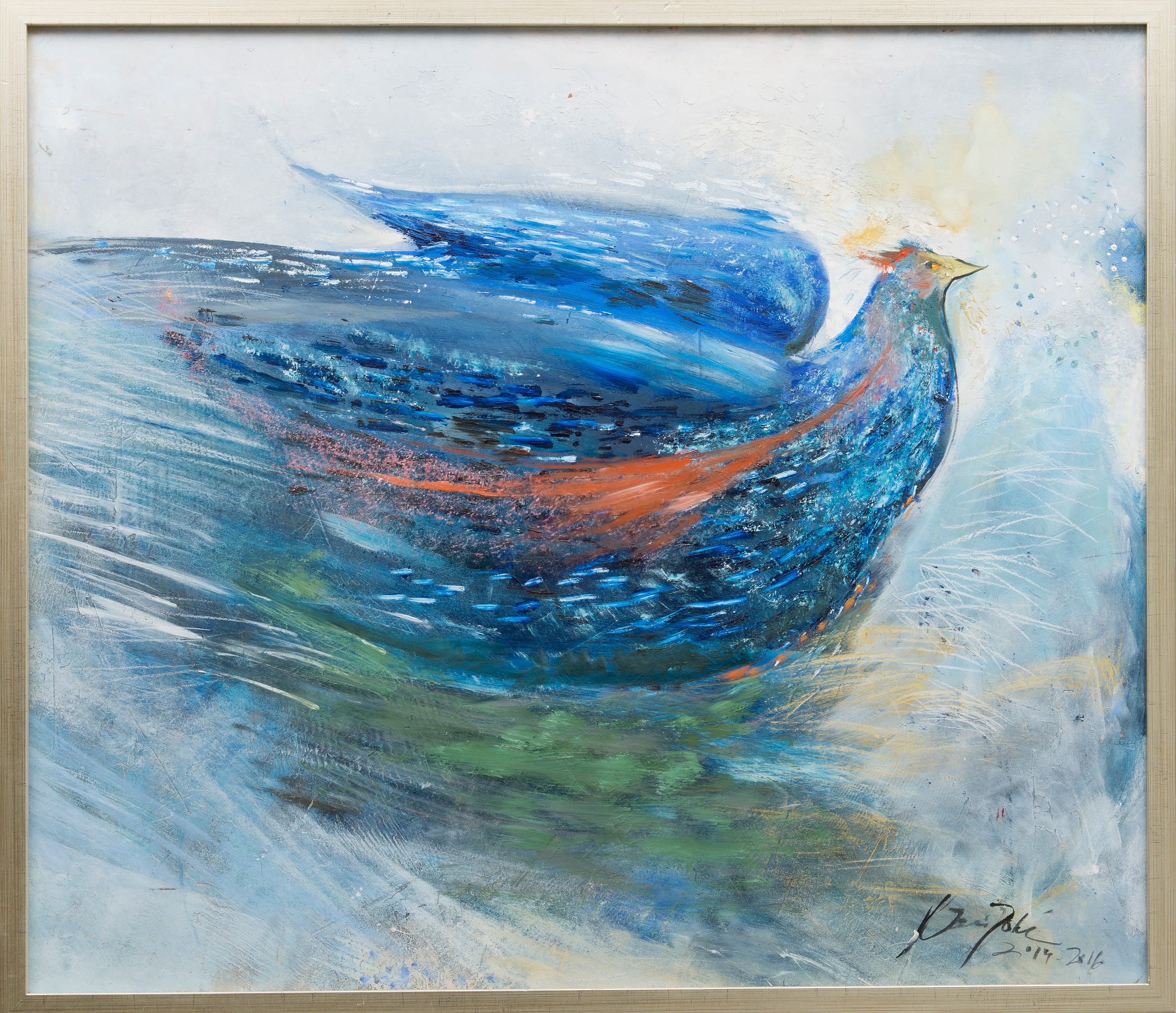 OLLI JOKI, öljy levylle, signeerattu ja päivätty 2014-2016. - Bukowskis