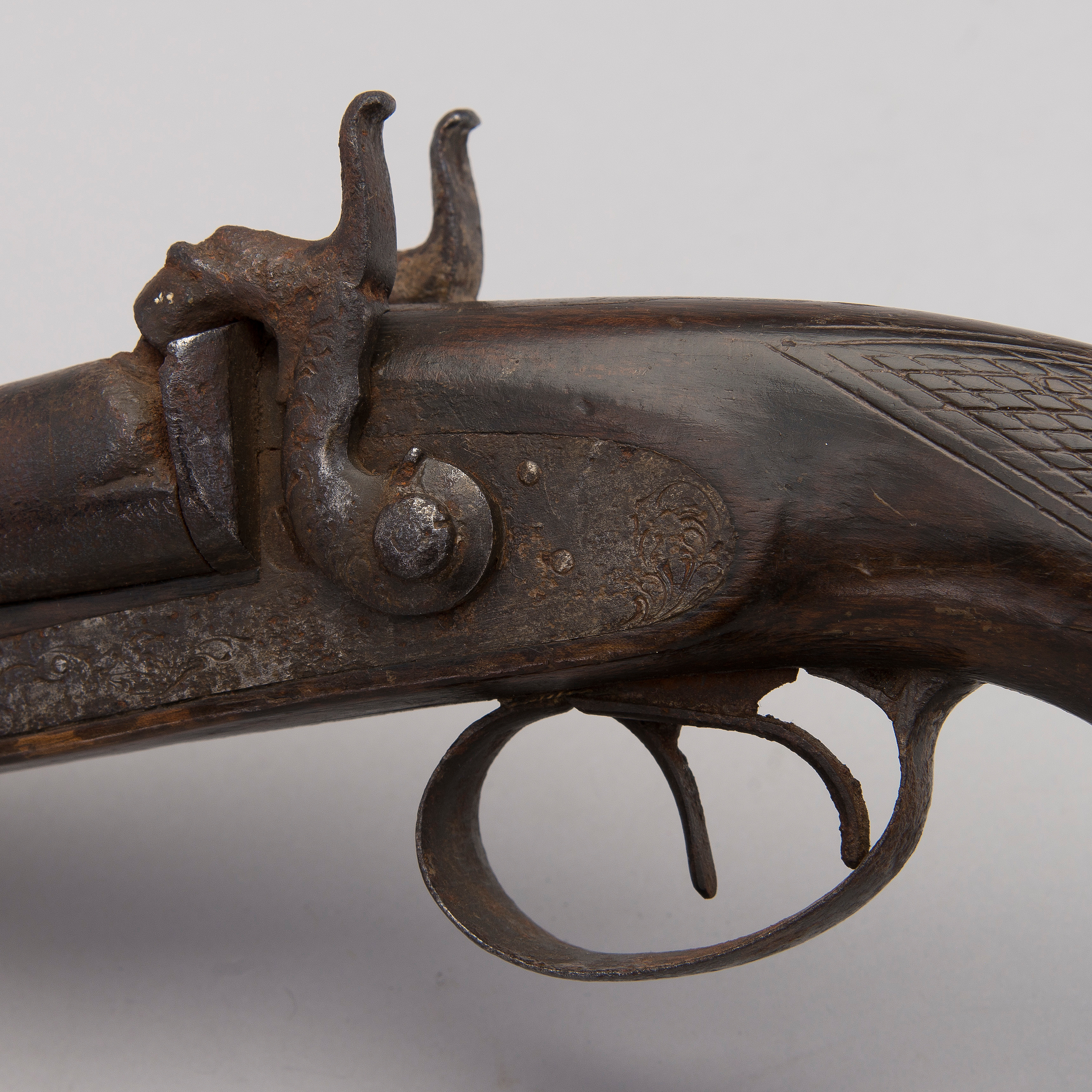 A Central European percussion lock pistol from the first half of the ...