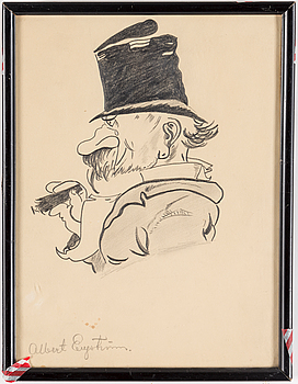 ALBERT ENGSTRÖM, tusch på papper, signerad. - Bukowskis