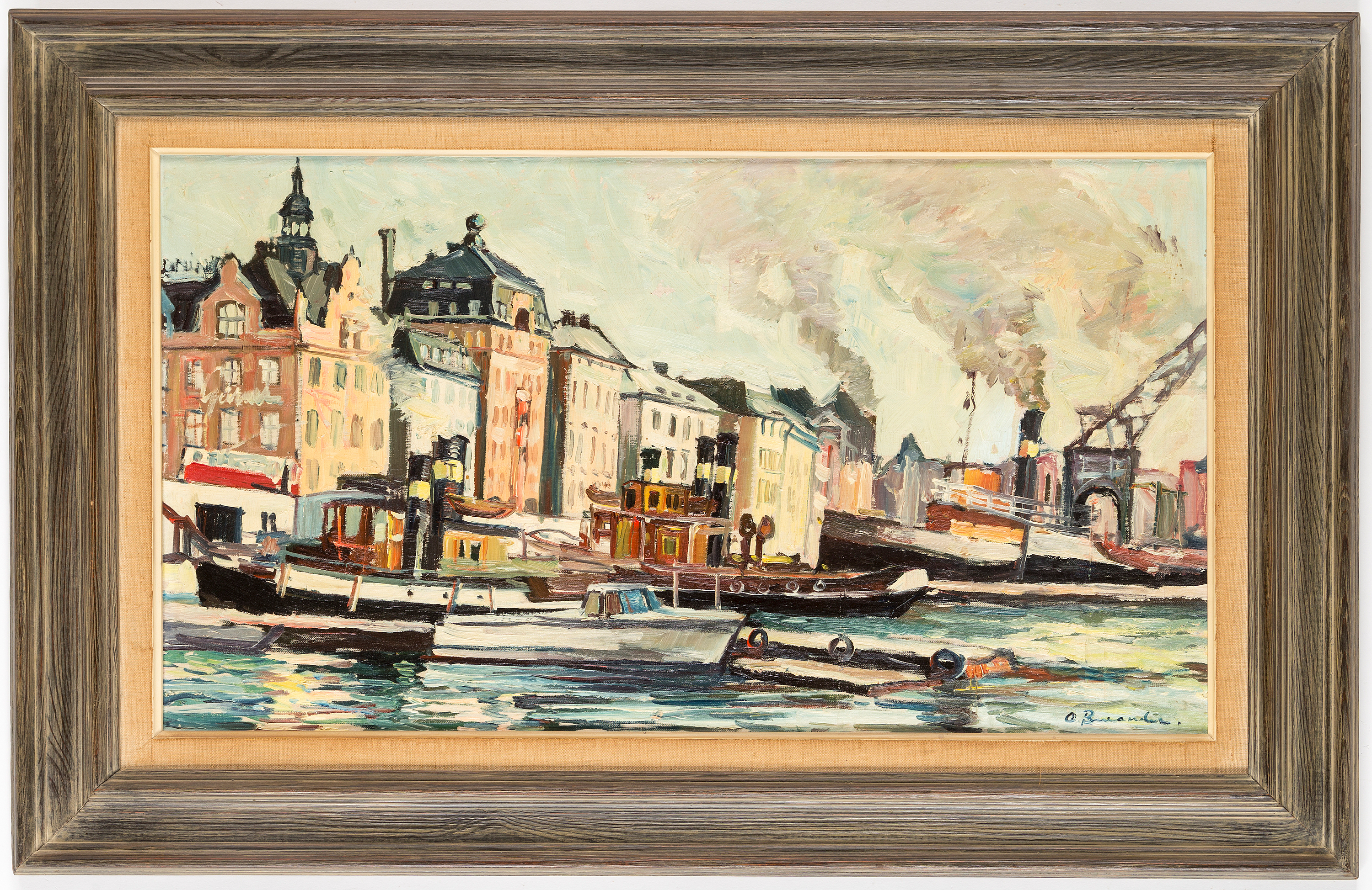 OLOF BENANDER, oil on canvas signed O Benander. - Bukowskis