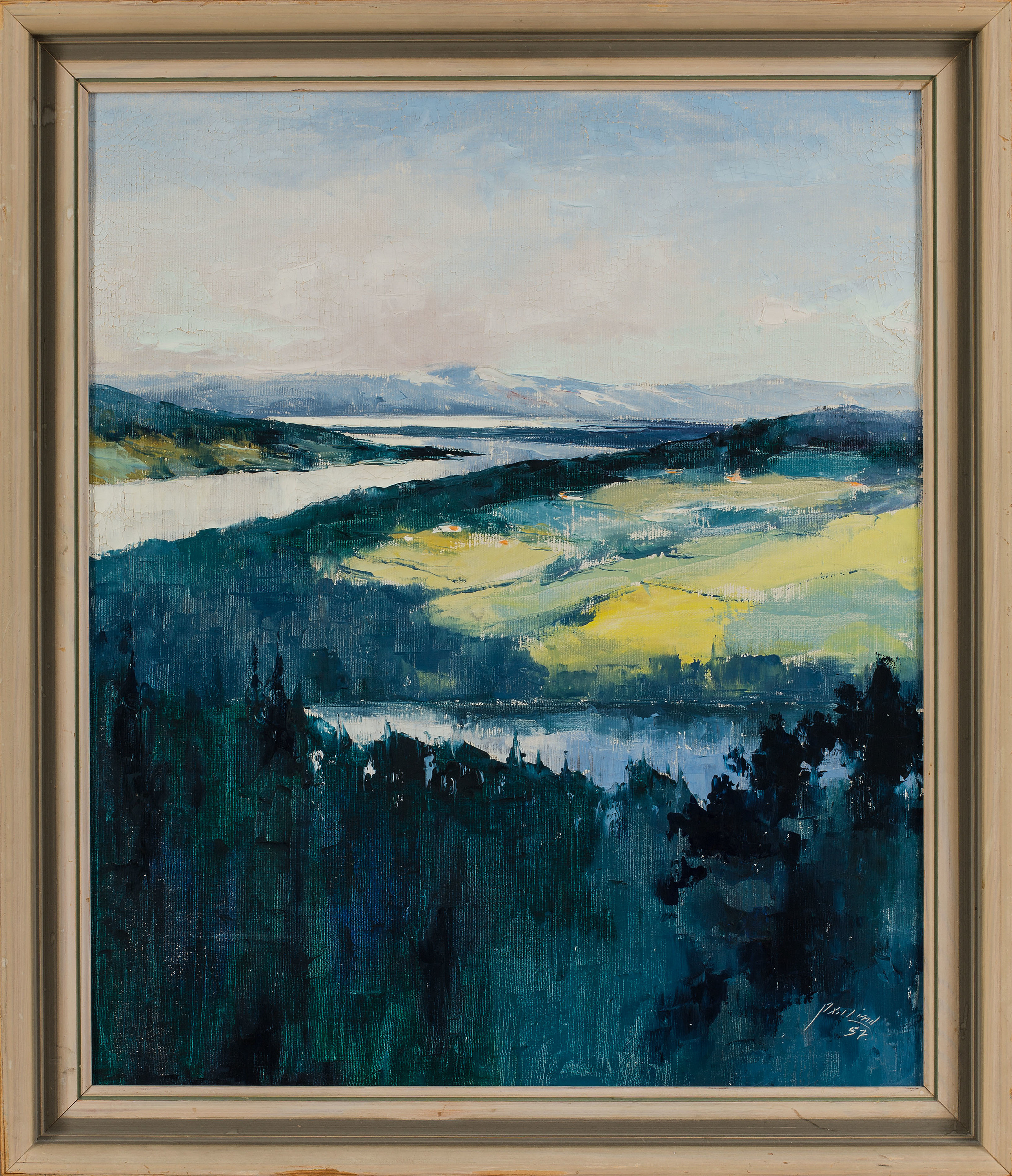 AXEL LIND, olja på duk. Signerad och daterad -57. - Bukowskis