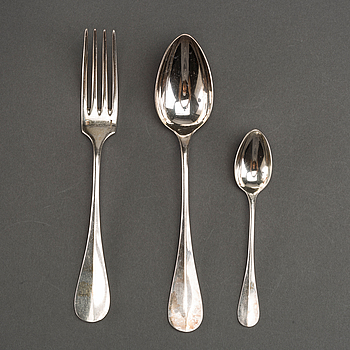 28 parts of silverplate flatware Christofl, Paris, France. - Bukowskis