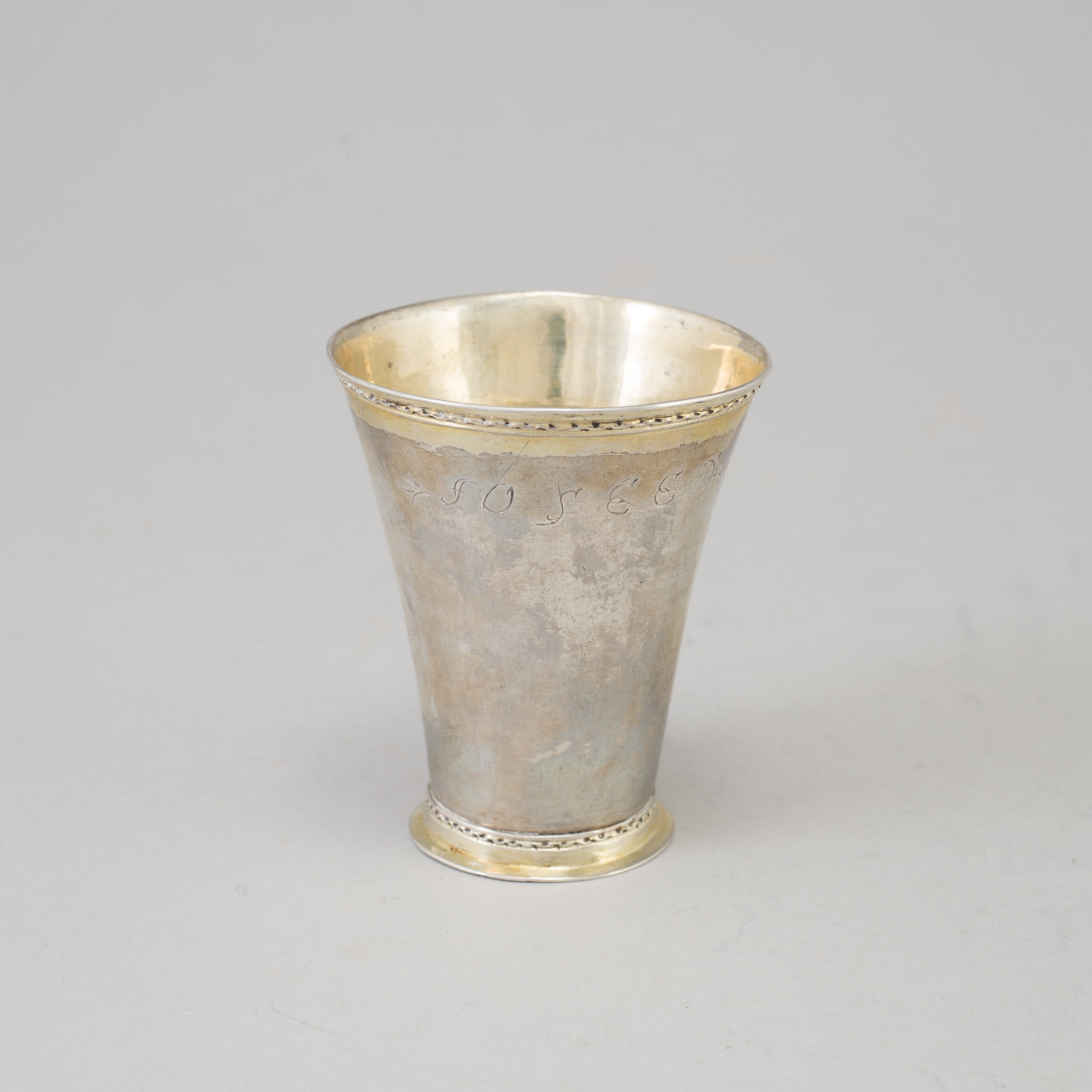 MARTIN SIMONIS, troligen, Piteå, verksam 1756-9. Bägare silver. - Bukowskis