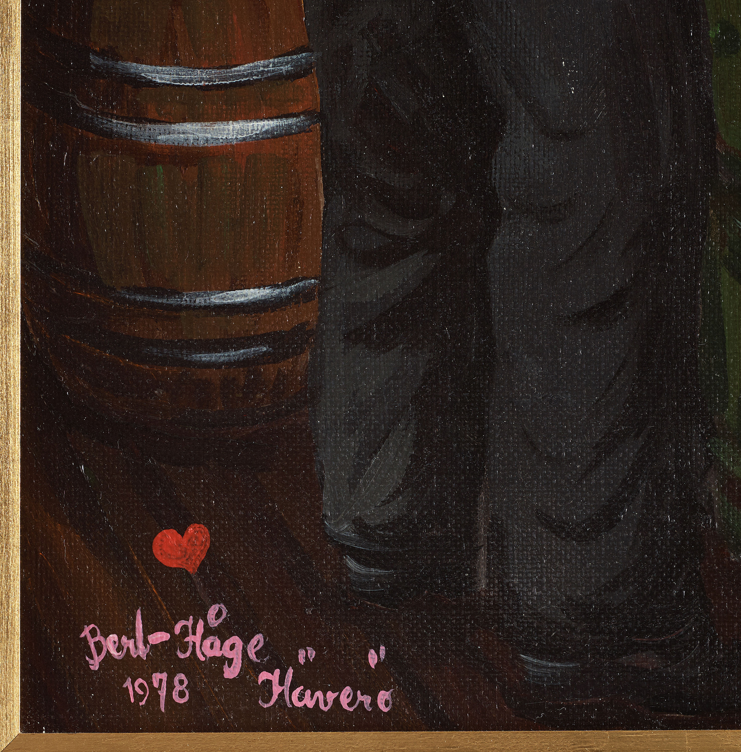 BERT HÅGE HÄVERÖ, oil on canvas, signed and dated 1978. - Bukowskis