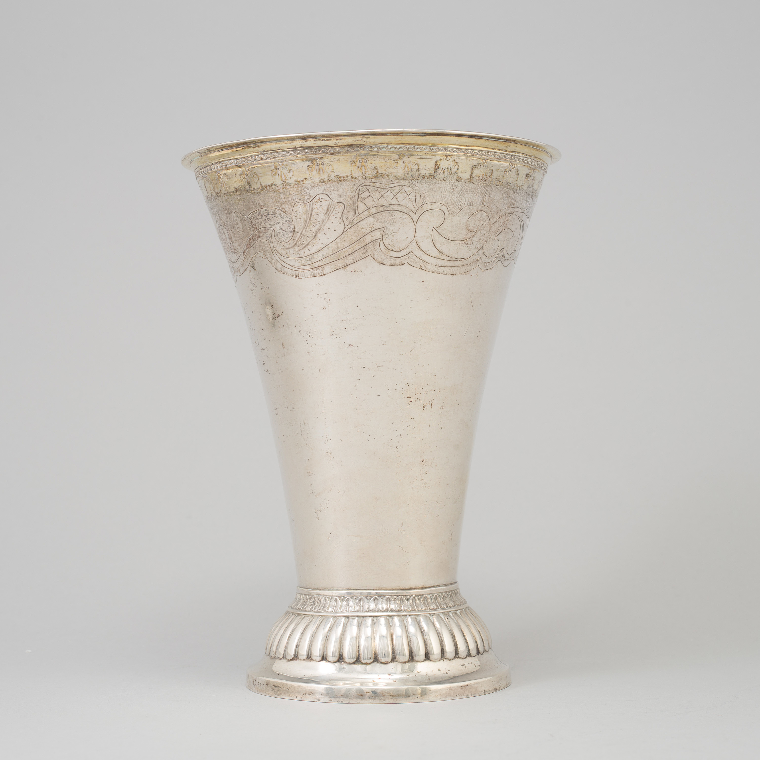 a rococo silver cup by Henrik Wittkopf Stockholm 1756. - Bukowskis