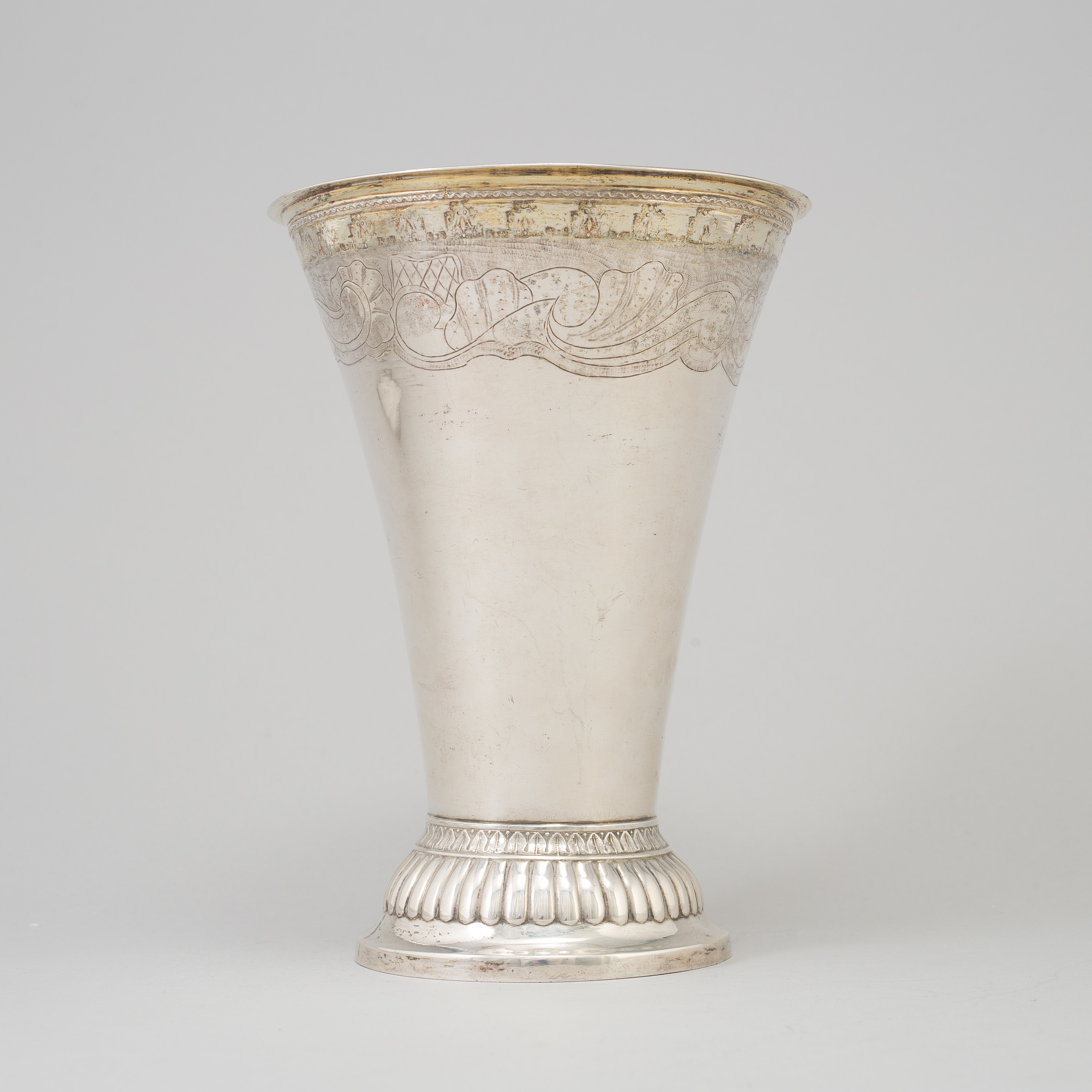 a rococo silver cup by Henrik Wittkopf Stockholm 1756. - Bukowskis