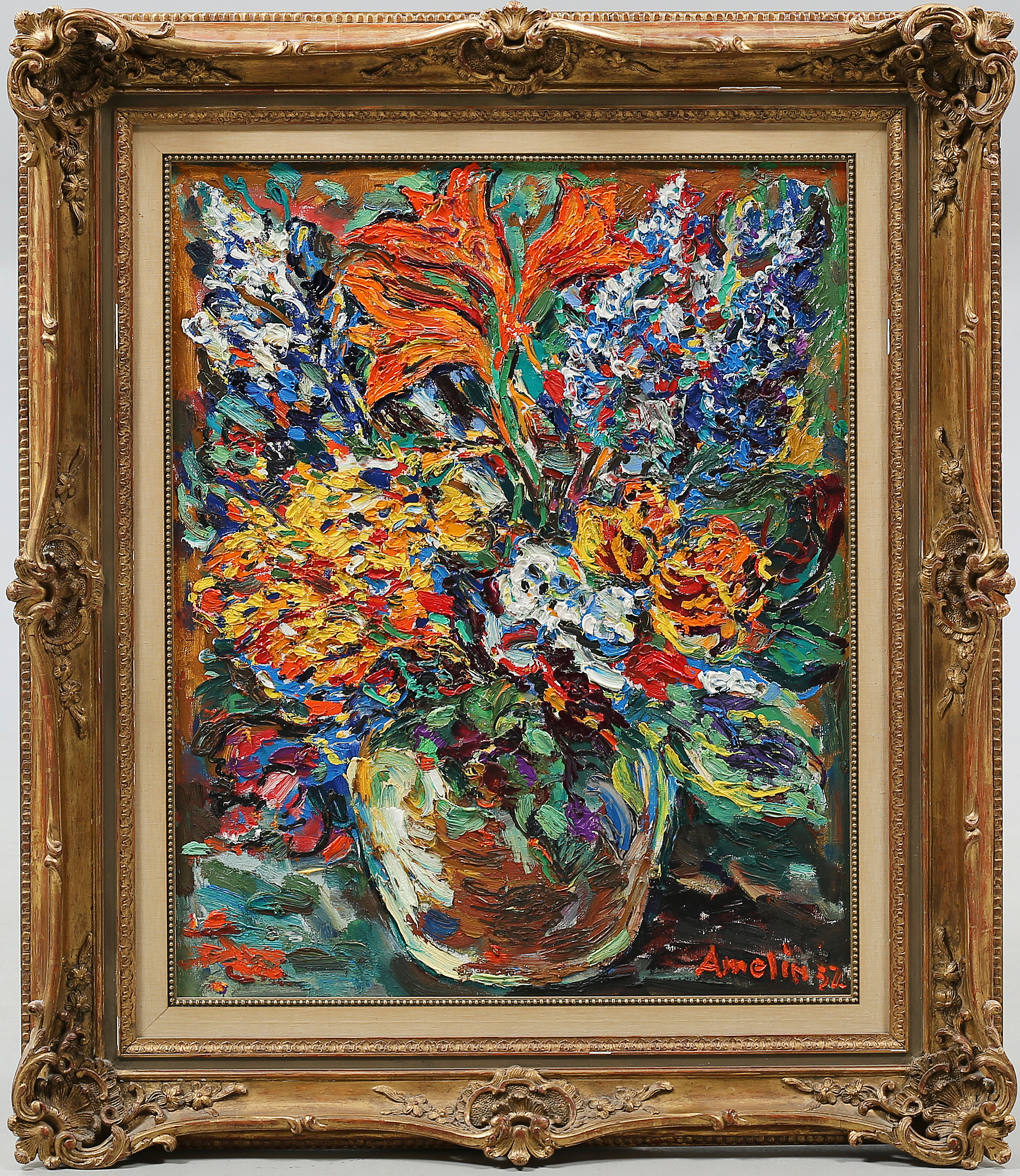 ALBIN AMELIN, olja på duk, signerad och daterad -57. - Bukowskis