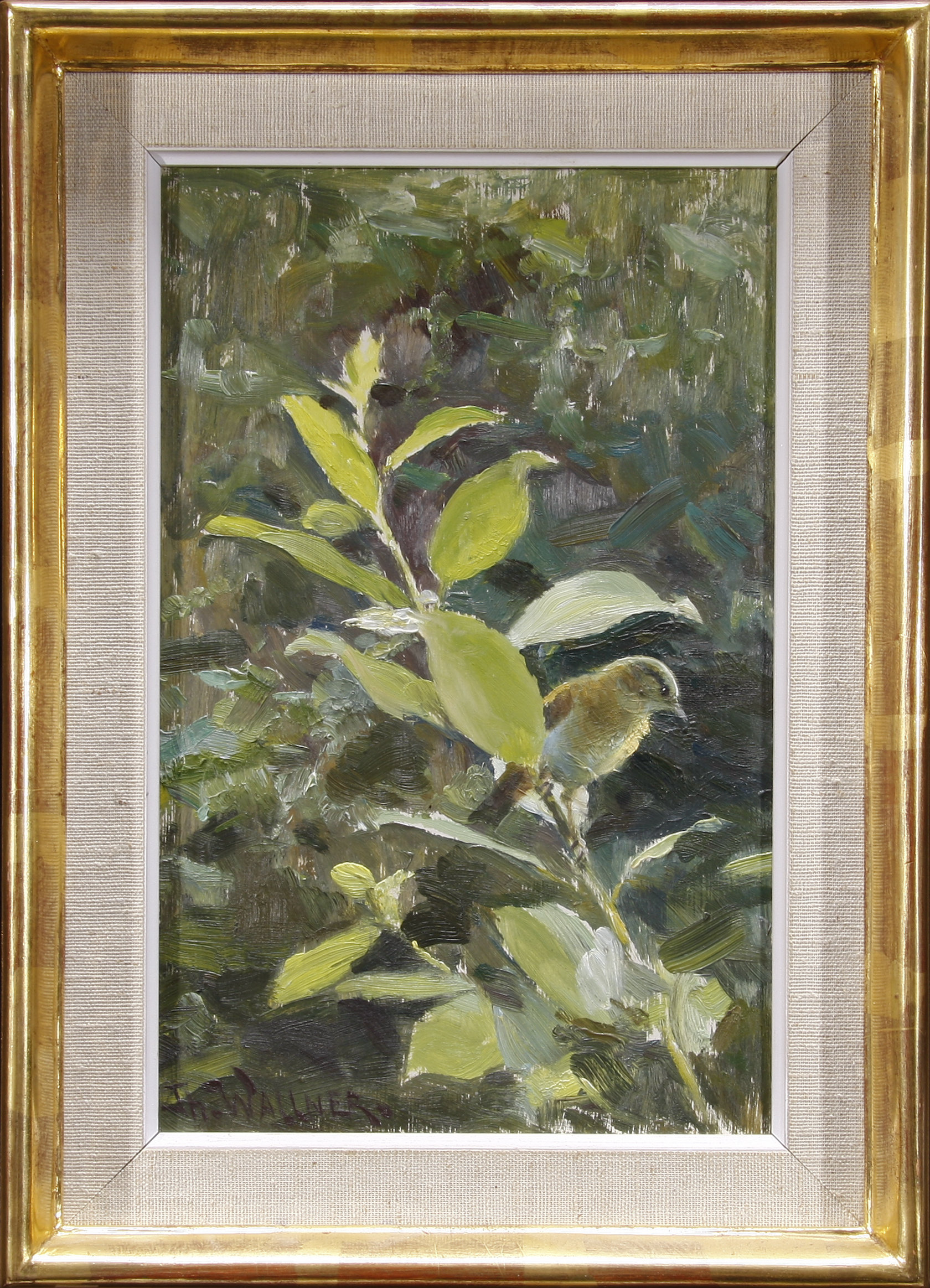 THURE WALLNER, olja på pannå. Sign. - Bukowskis