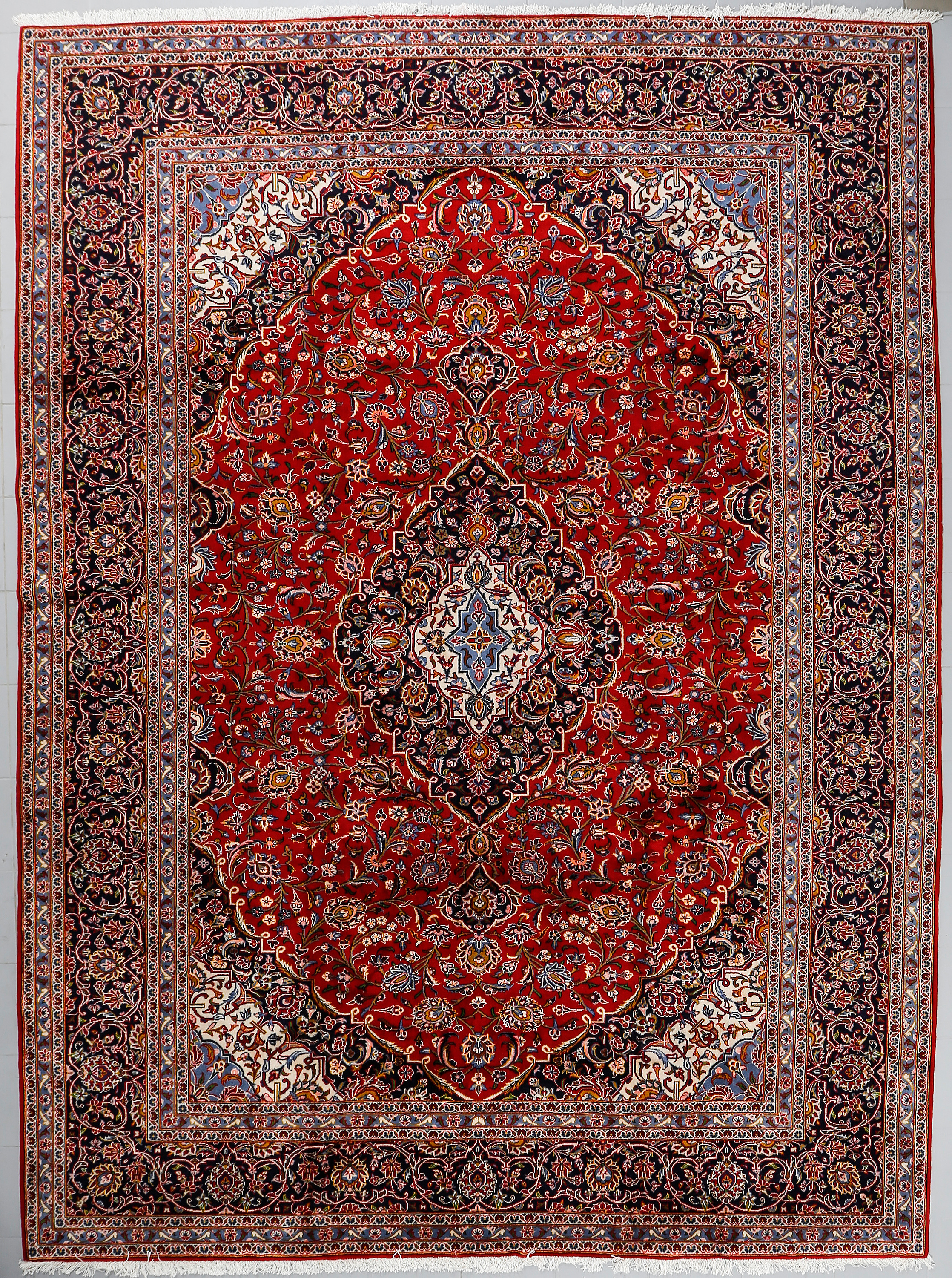 A Keshan rug, 405 x 295 cm. - Bukowskis