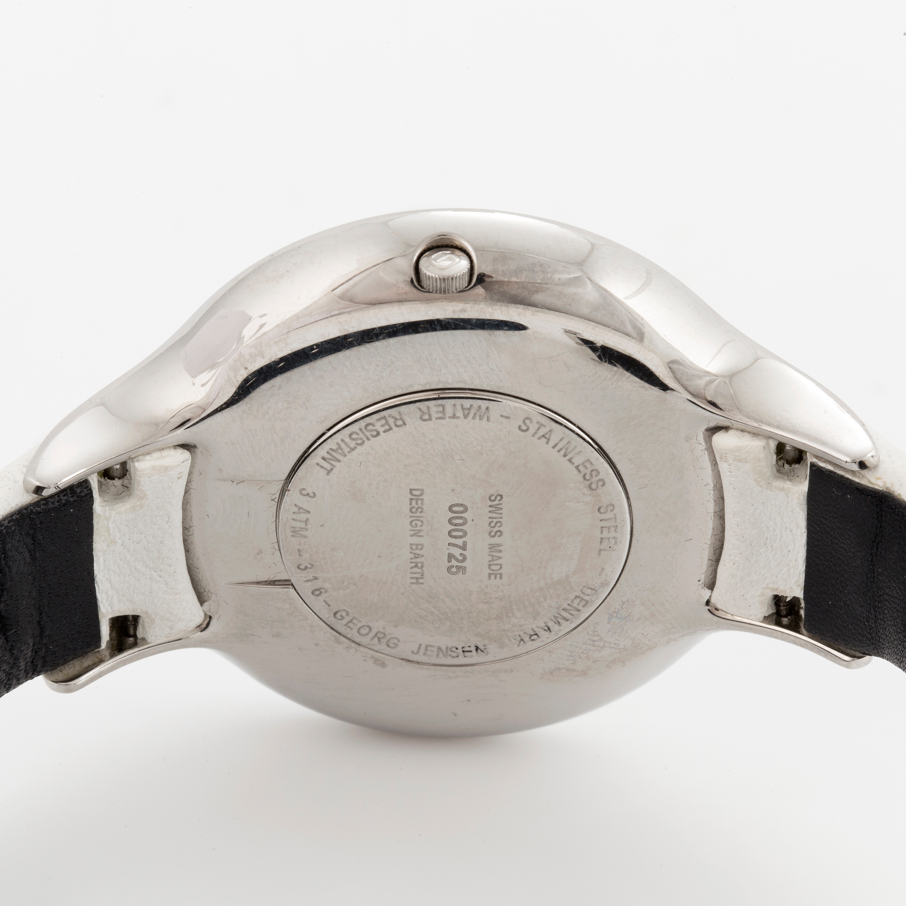 GEORG JENSEN, design Barth, wristwatch, 38,5 mm. - Bukowskis