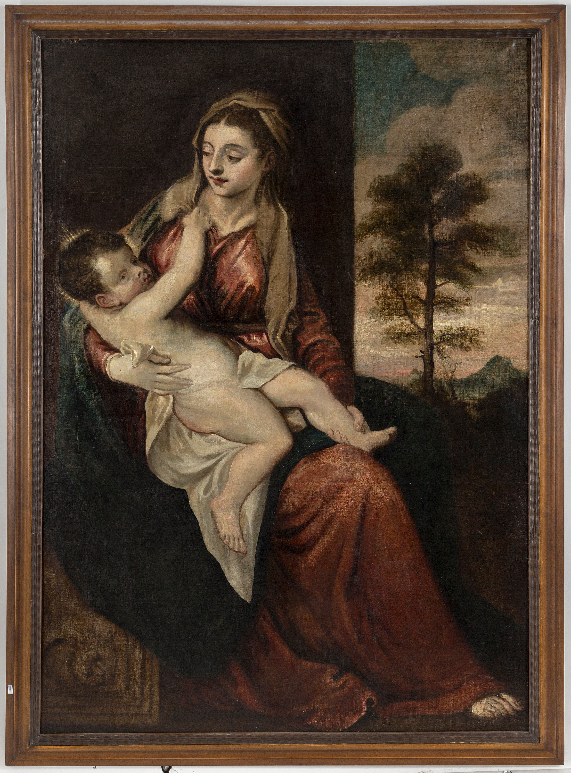 TIZIAN, After, Probably 18TH Century. Oil on canvas, unsigned. - Bukowskis