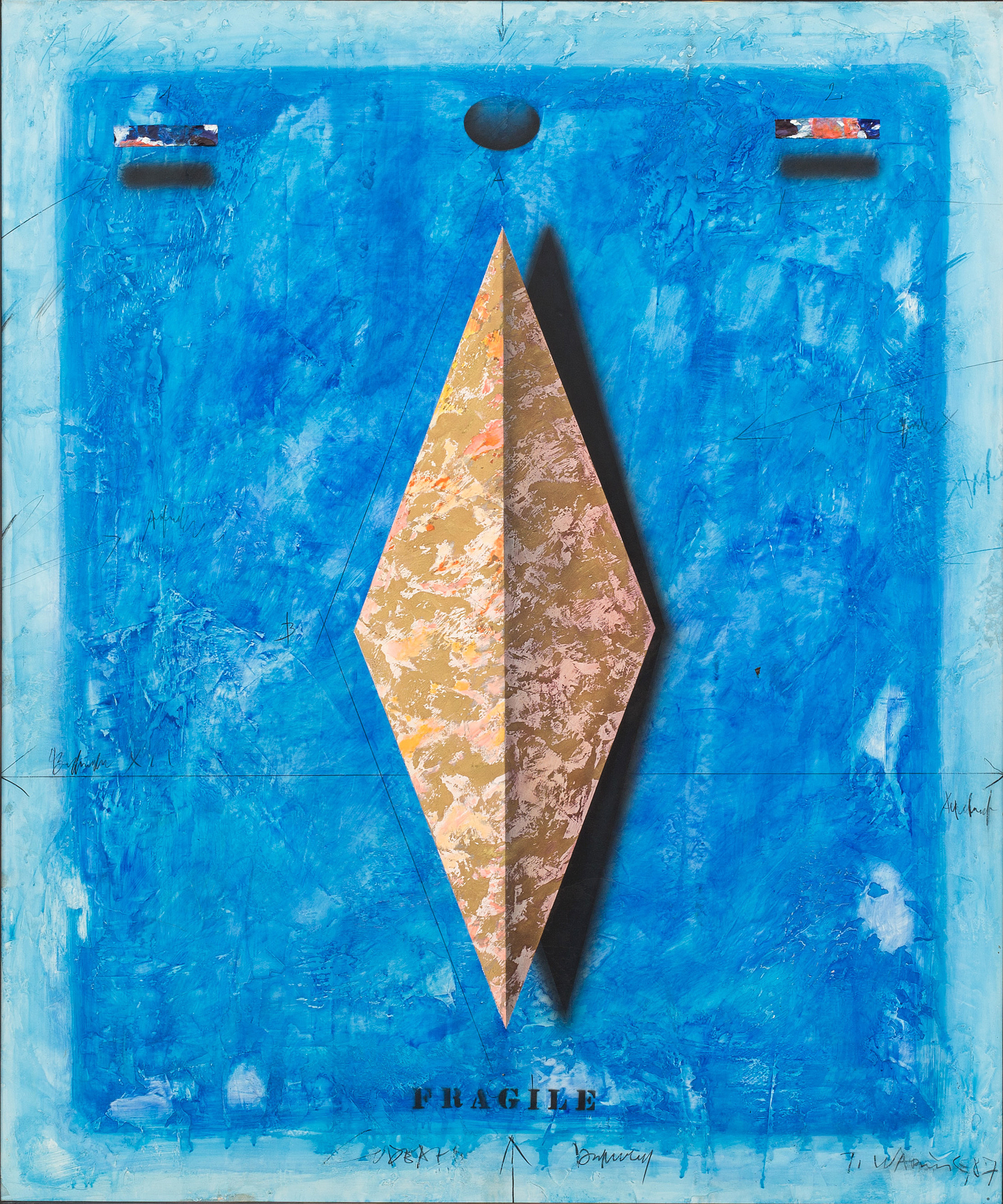 JÖRGEN WARING, mixed media on board, signed. - Bukowskis
