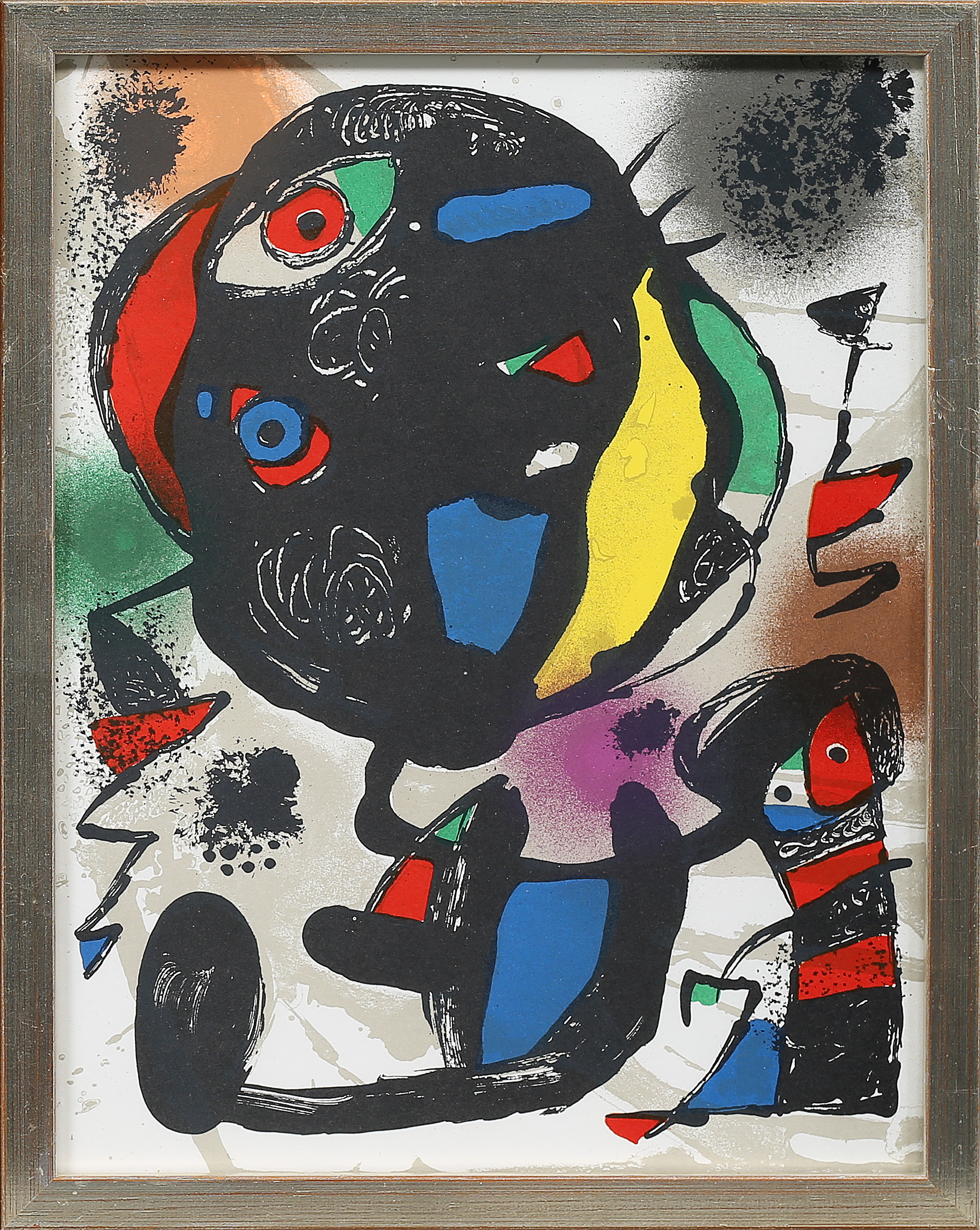 JOAN MIRÓ, color lithographs, 2 pcs, from "Miró Lithographe" III and IV ...