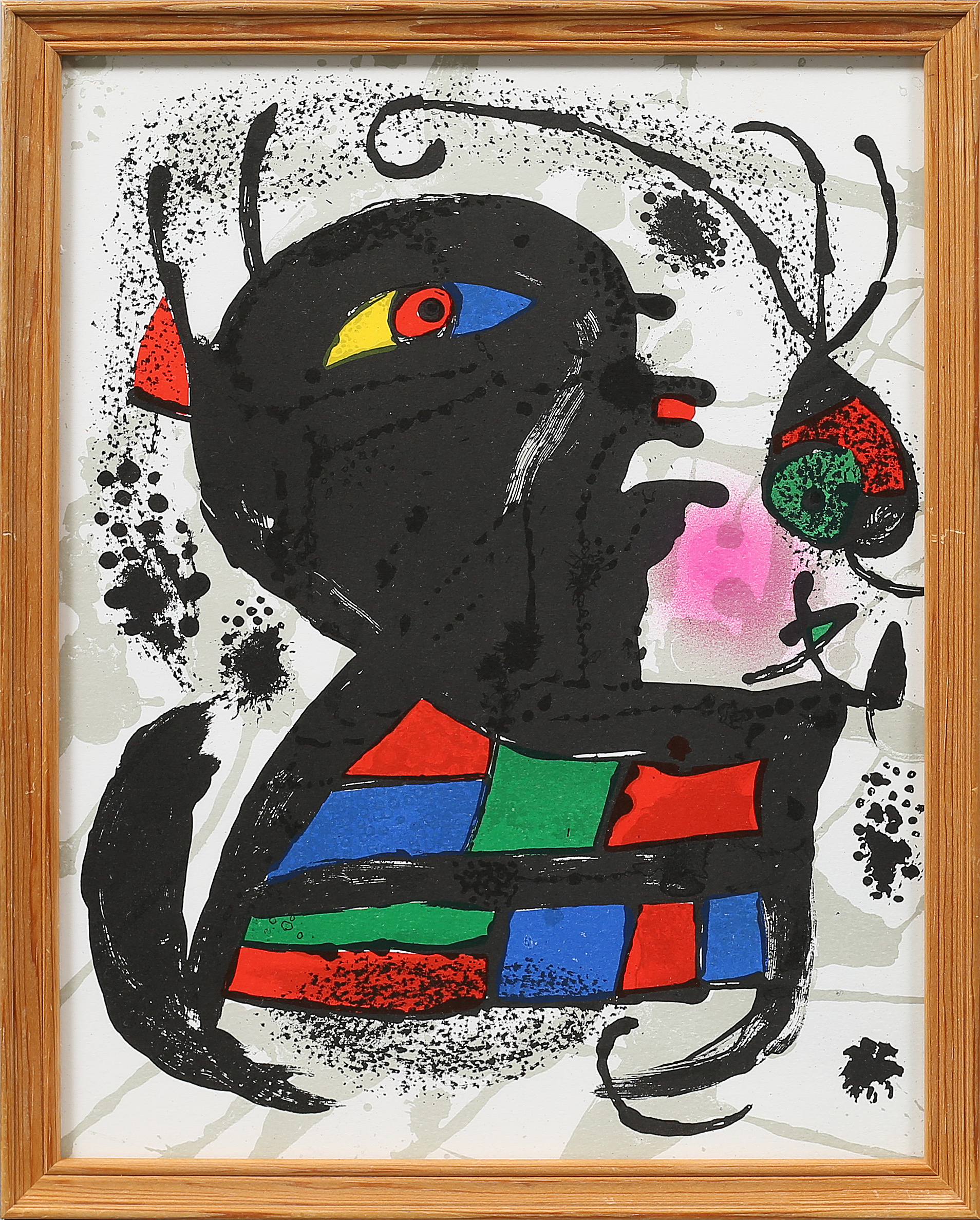 JOAN MIRÓ, color lithographs, 2 pcs, from "Miró Lithographe" III and IV ...