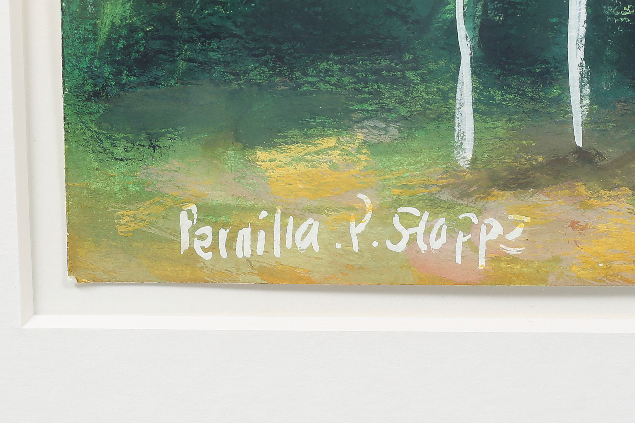 PERNILLA STAPPE, oil on paper, signed. - Bukowskis