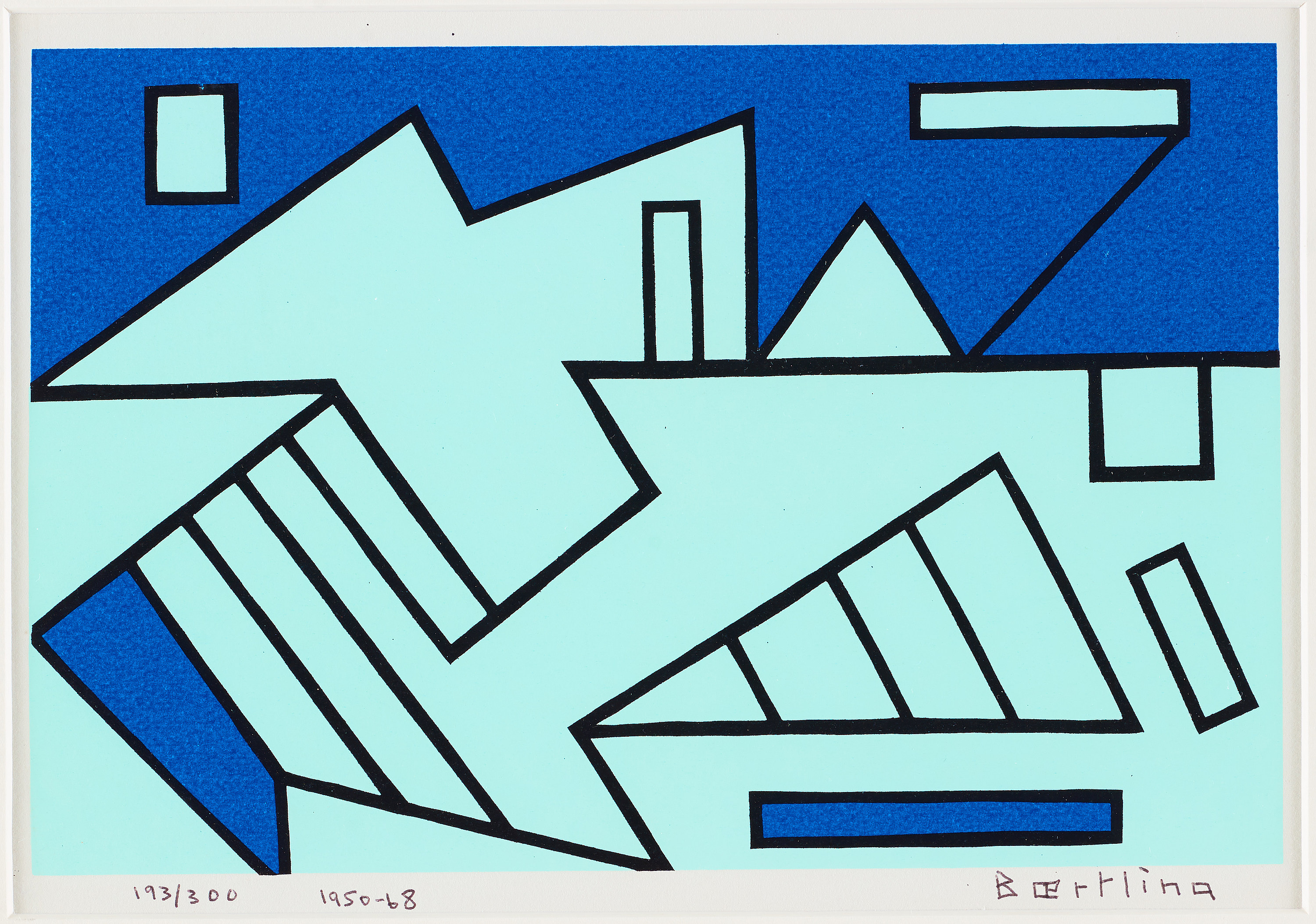 OLLE BAERTLING, "Effets cinétiques", 1950, serigrafi, numrerad 193/300 ...