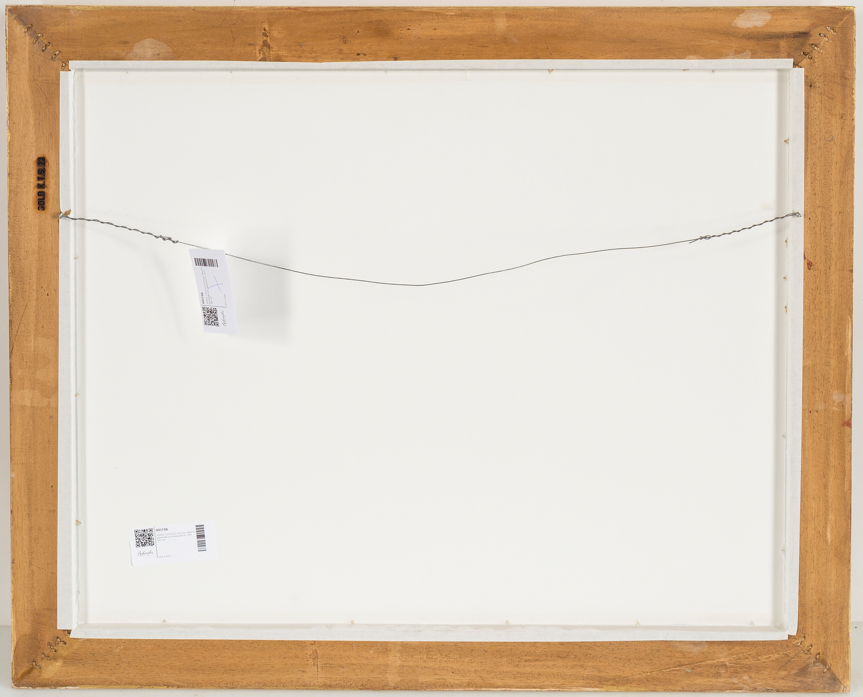 JORGE CASTILLO, a pair, drawings, signed and dated N. York -84. - Bukowskis