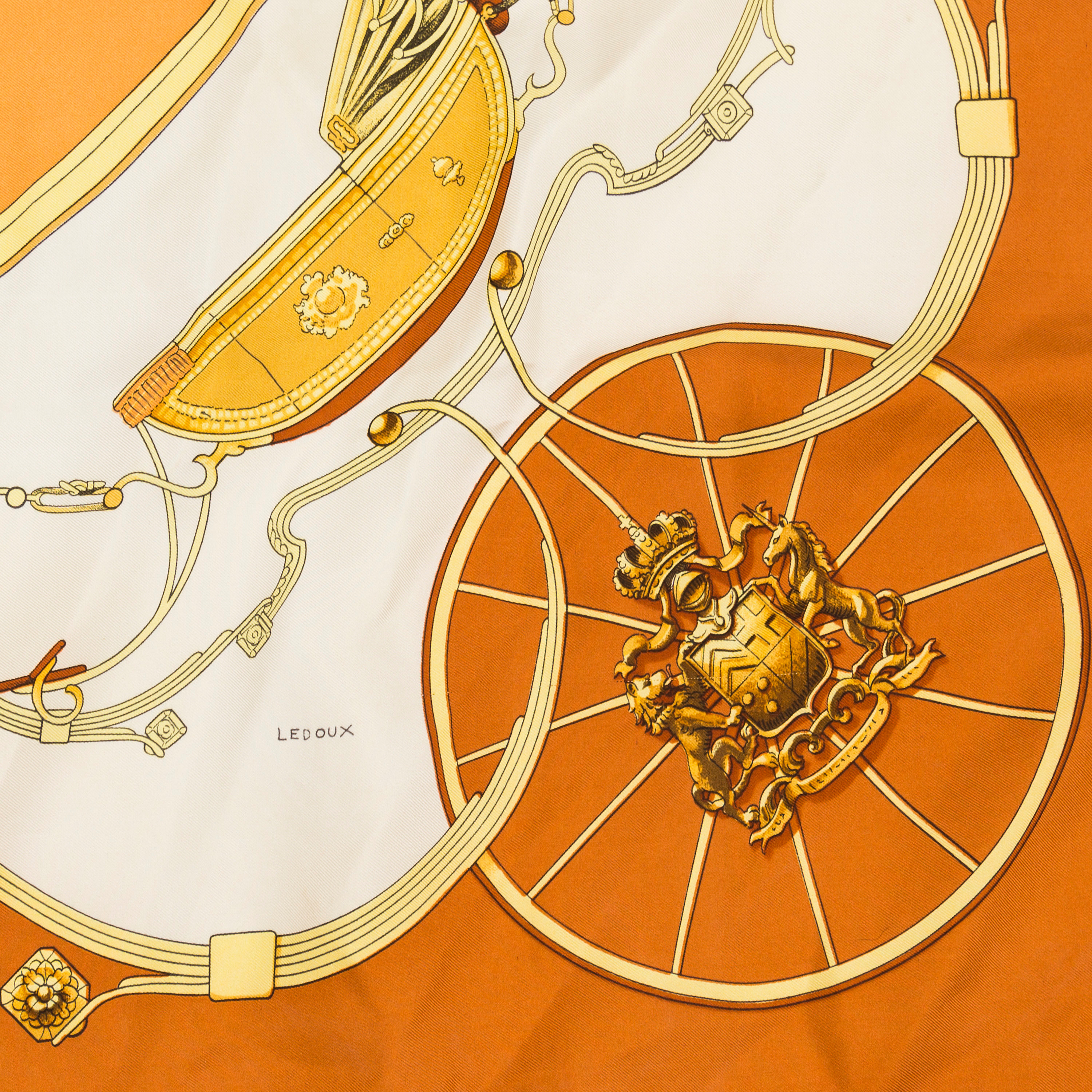 HERMÈS, scarf, "Springs". - Bukowskis