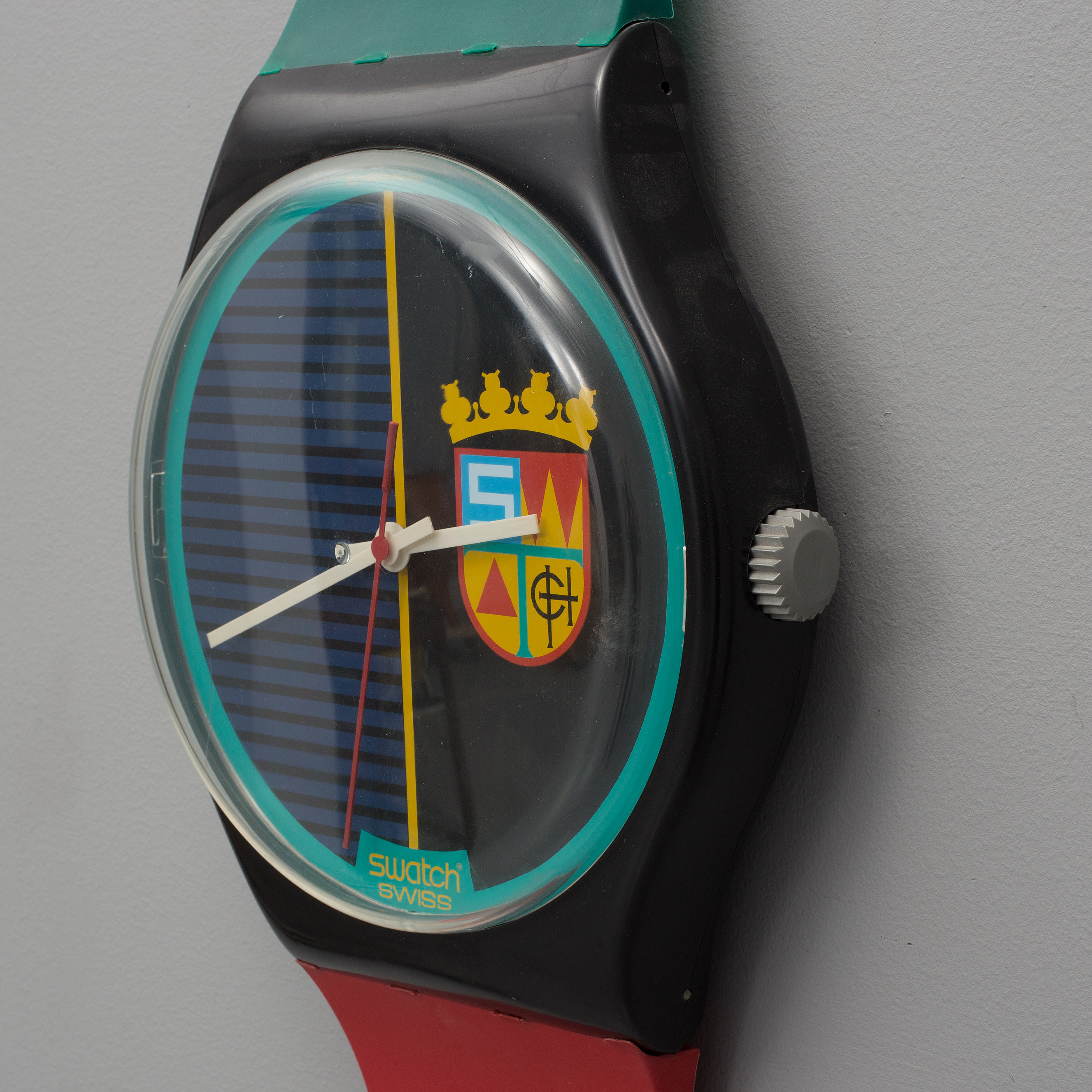 SWATCH, Sir Maxi, clock, ca 31 x 200 cm. - Bukowskis