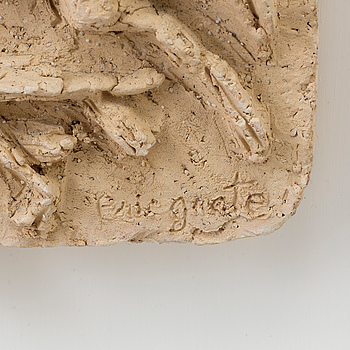 ERIC GRATE, relief/skulptur, terrakotta, signerad. - Bukowskis