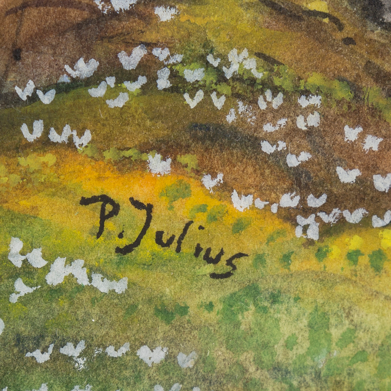 PER JULIUS, watercolour, signed. - Bukowskis