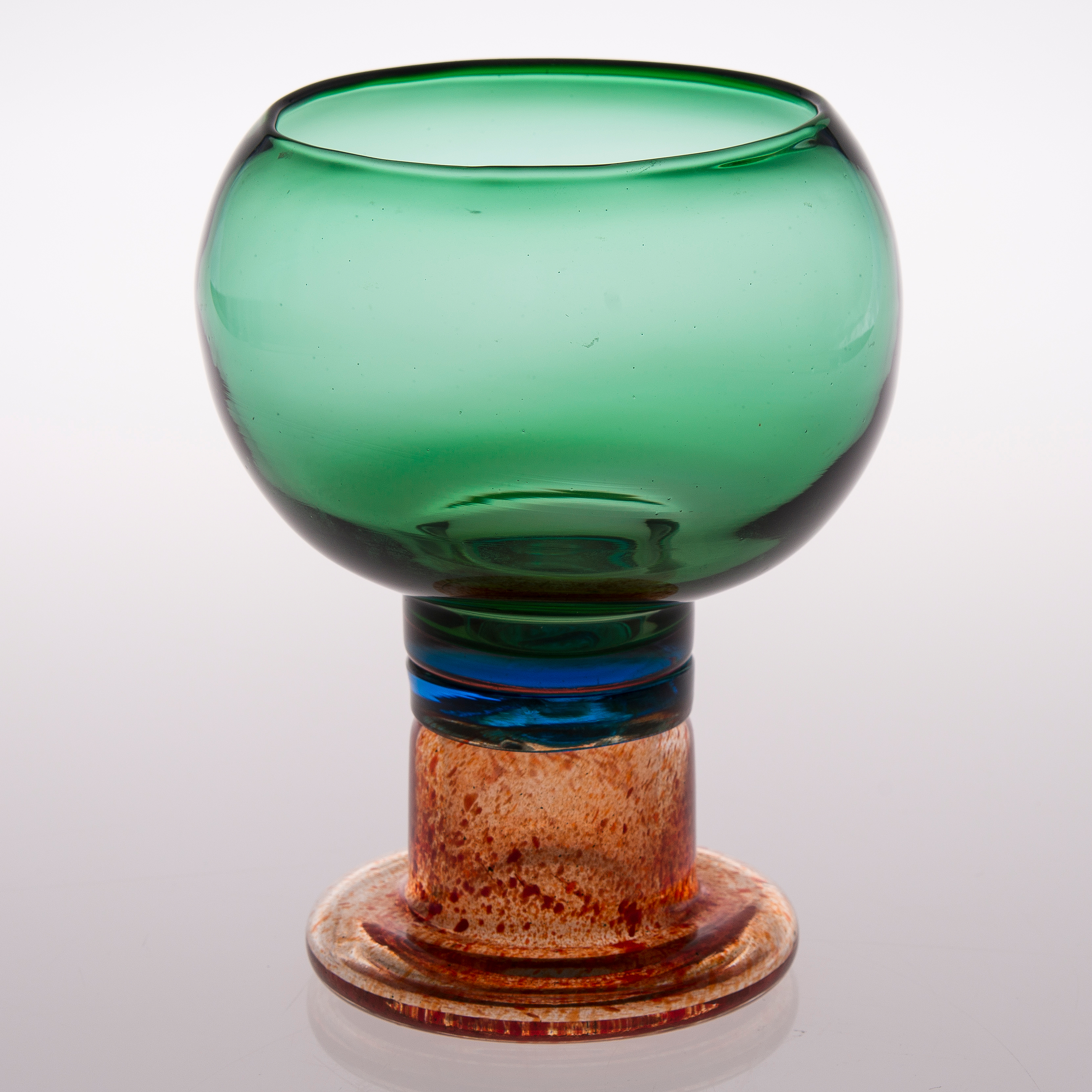 KAJ FRANCK, POKAALI, lasia, signeerattu Kaj Franck Nuutajärvi Notsjö ...