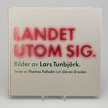 LARS TUNBJÖRK, book, journal, "landet utom sig", First print 1993 ...