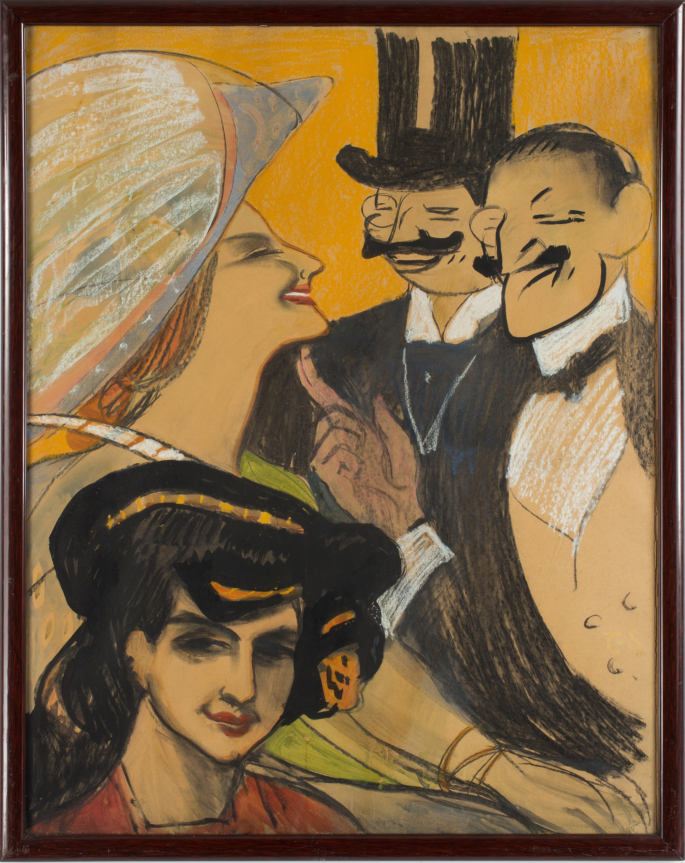 TORSTEN SCHONBERG, mixed media, signed. - Bukowskis