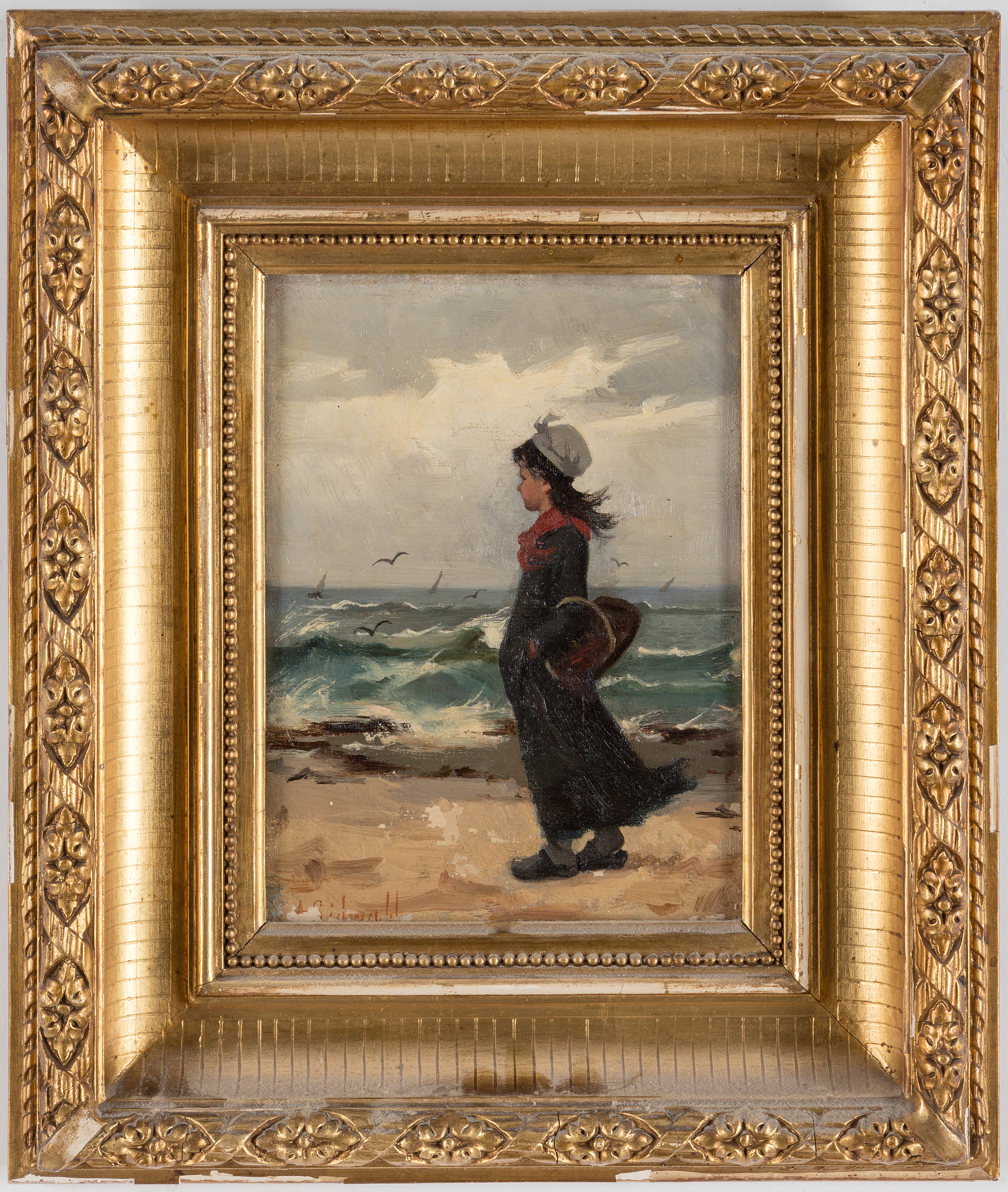 AMANDA SIDWALL, oil on canvas, signed. - Bukowskis